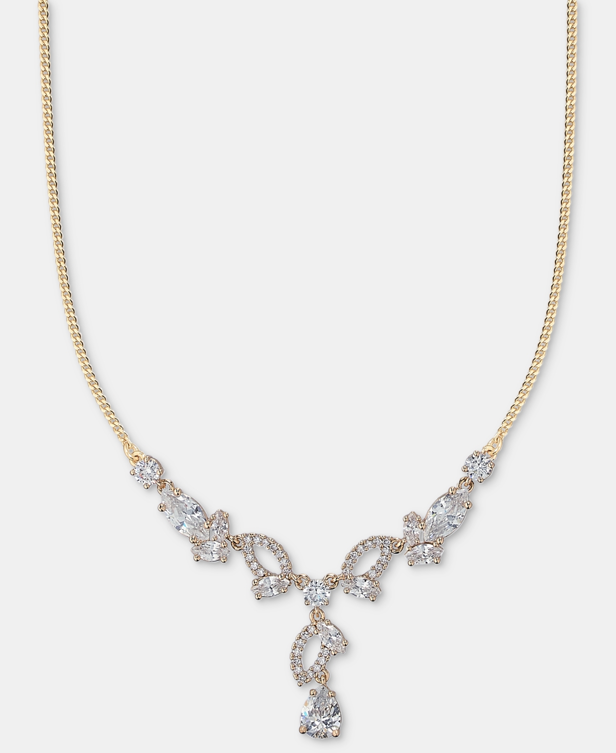 Click here for Givenchy Cubic Zirconia Lariat Necklace  16 + 3 ex... prices