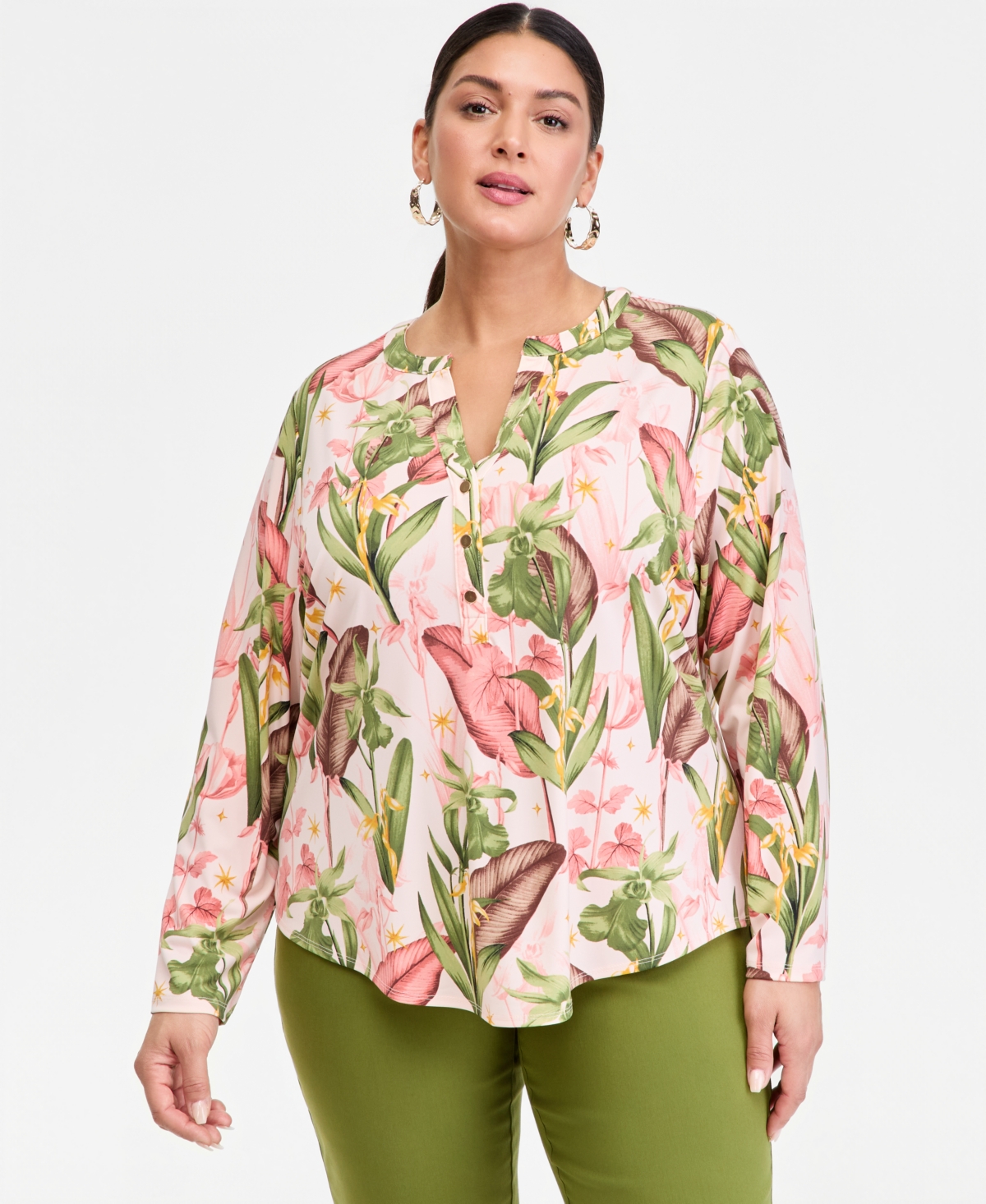 Click here for I.n.c. International Concepts Plus Size Printed Sp... prices