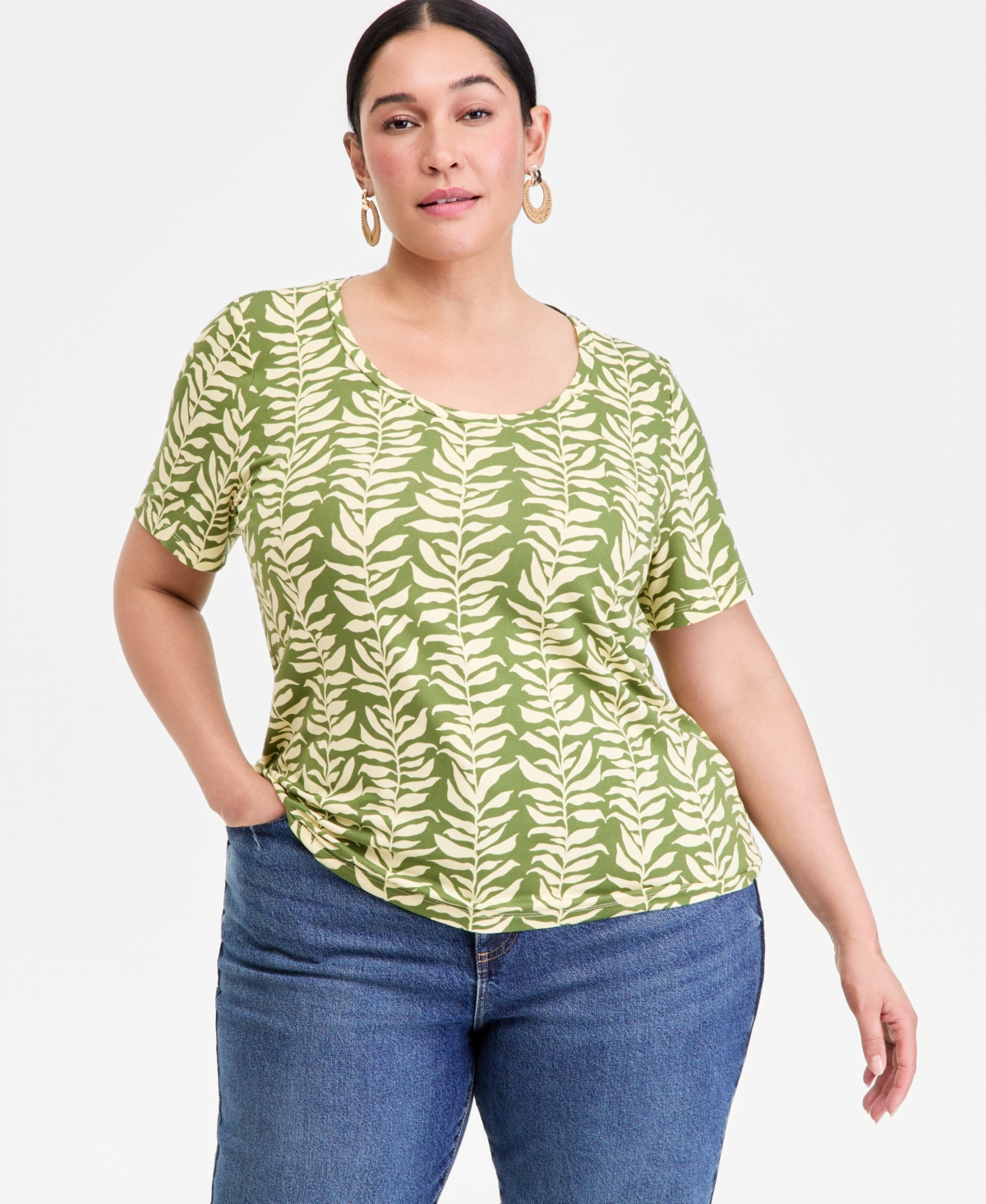 Click here for I.n.c. International Concepts Plus Size Printed Sh... prices