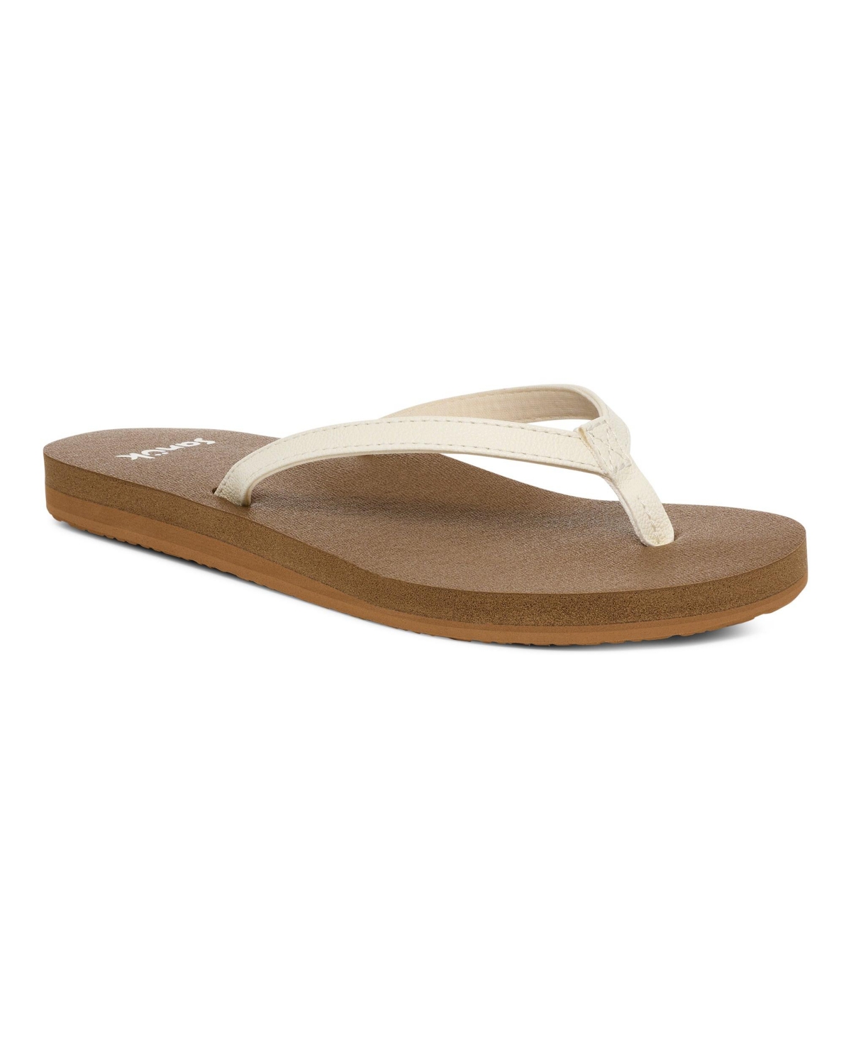 Click here for Sanuk Womens Yoga Joy Ii Sandals - White prices