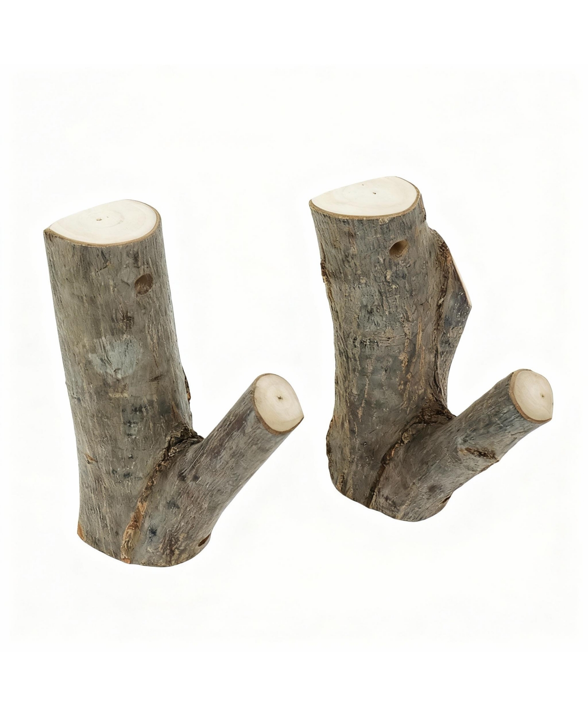 Click here for Yigii 2-Piece Real Wood Branch Wall Hooks with Bar... prices
