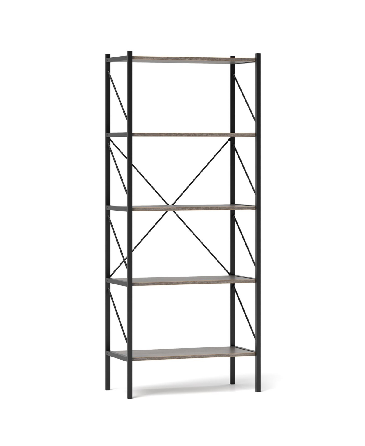 Click here for Slickblue 5 Tier Open Shelf Bookcase with Heavy Du... prices