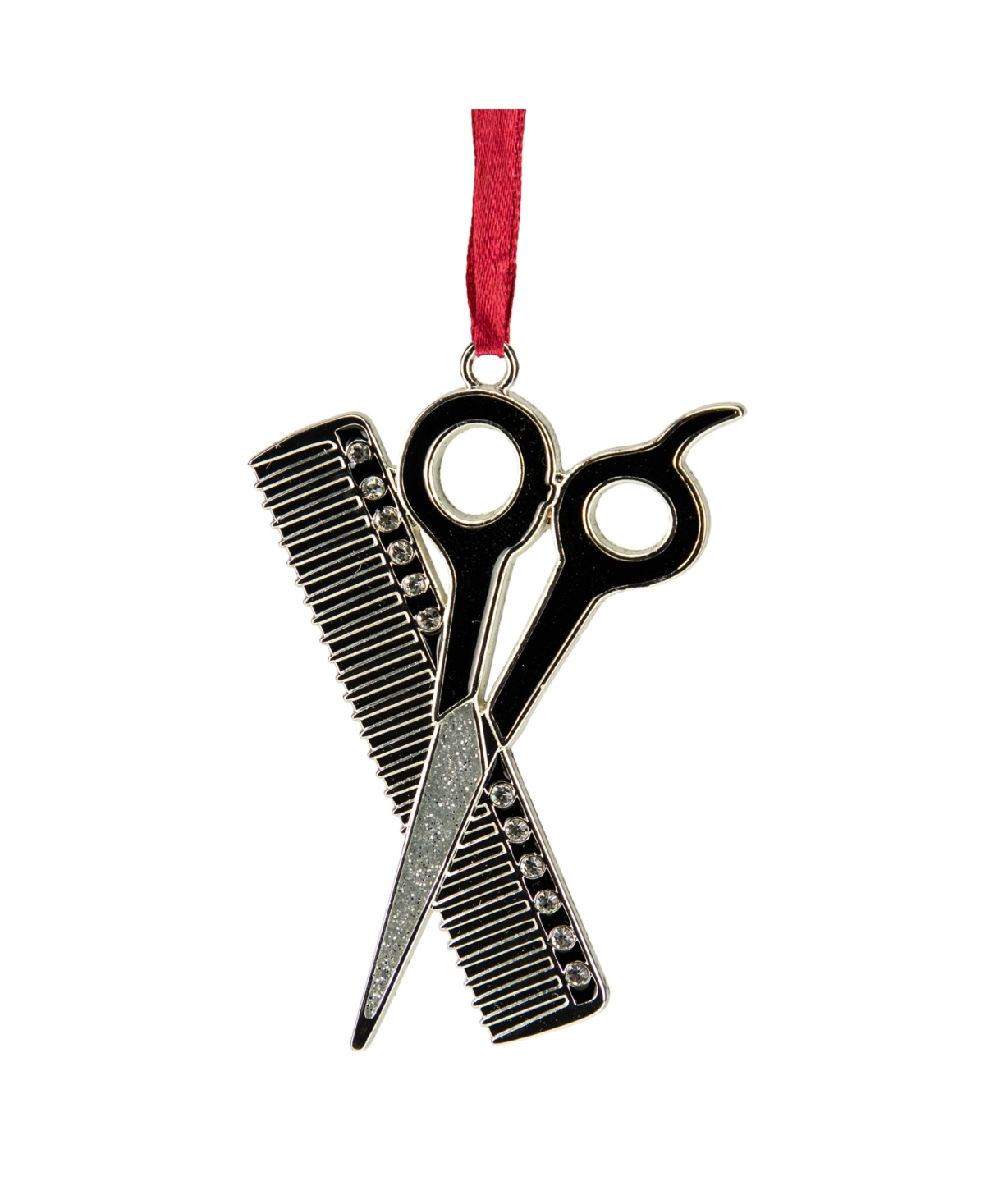 Click here for Northlight Plated Barber Scissors and Comb Christm... prices