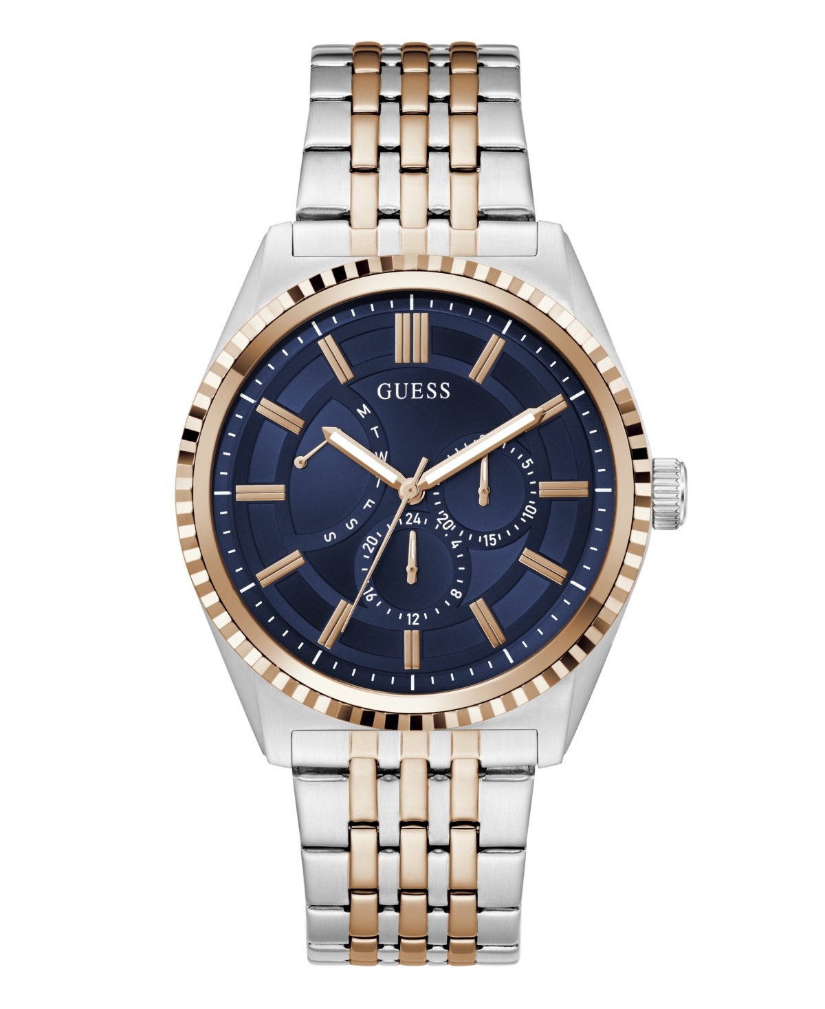 Click here for Guess Mens Two-Tone Stainless Steel Multi-Function... prices