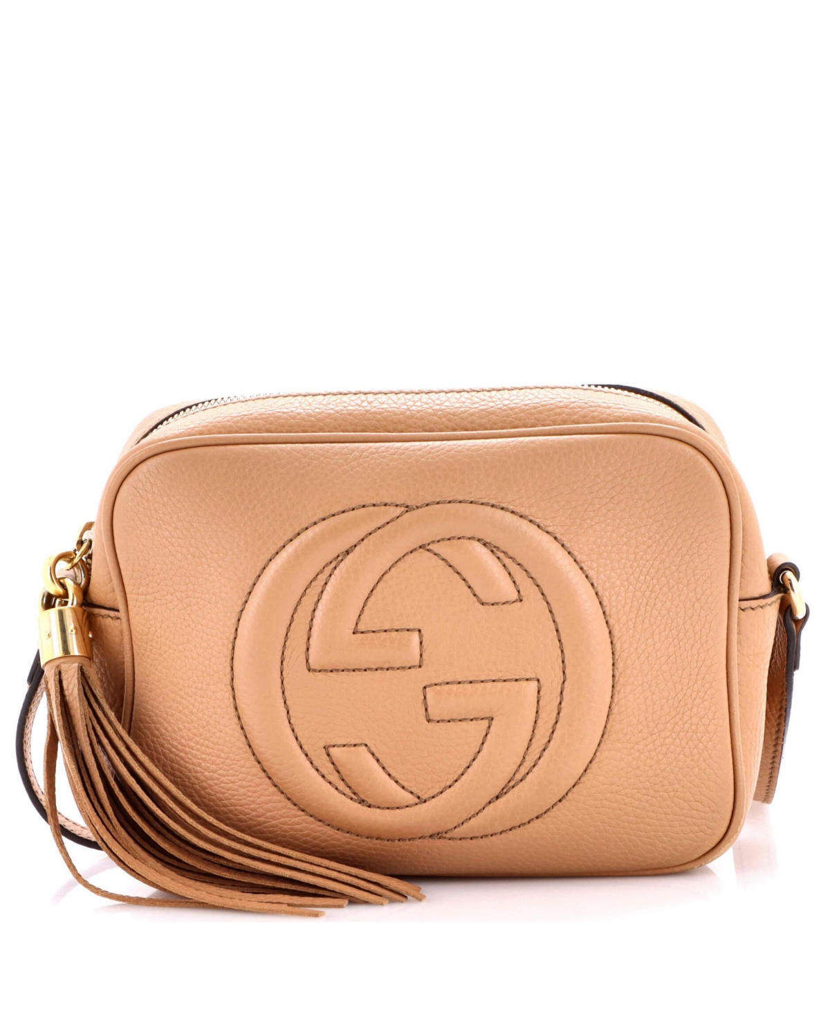 Click here for Pre-Owned Gucci Small Soho Disco Crossbody Bag Lea... prices