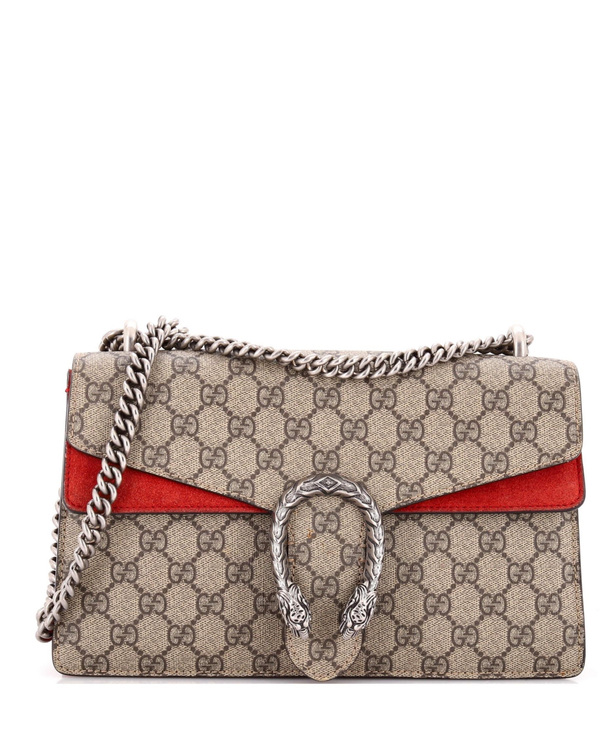 Click here for Pre-Owned Gucci Small Dionysus Bag Gg Coated Canva... prices