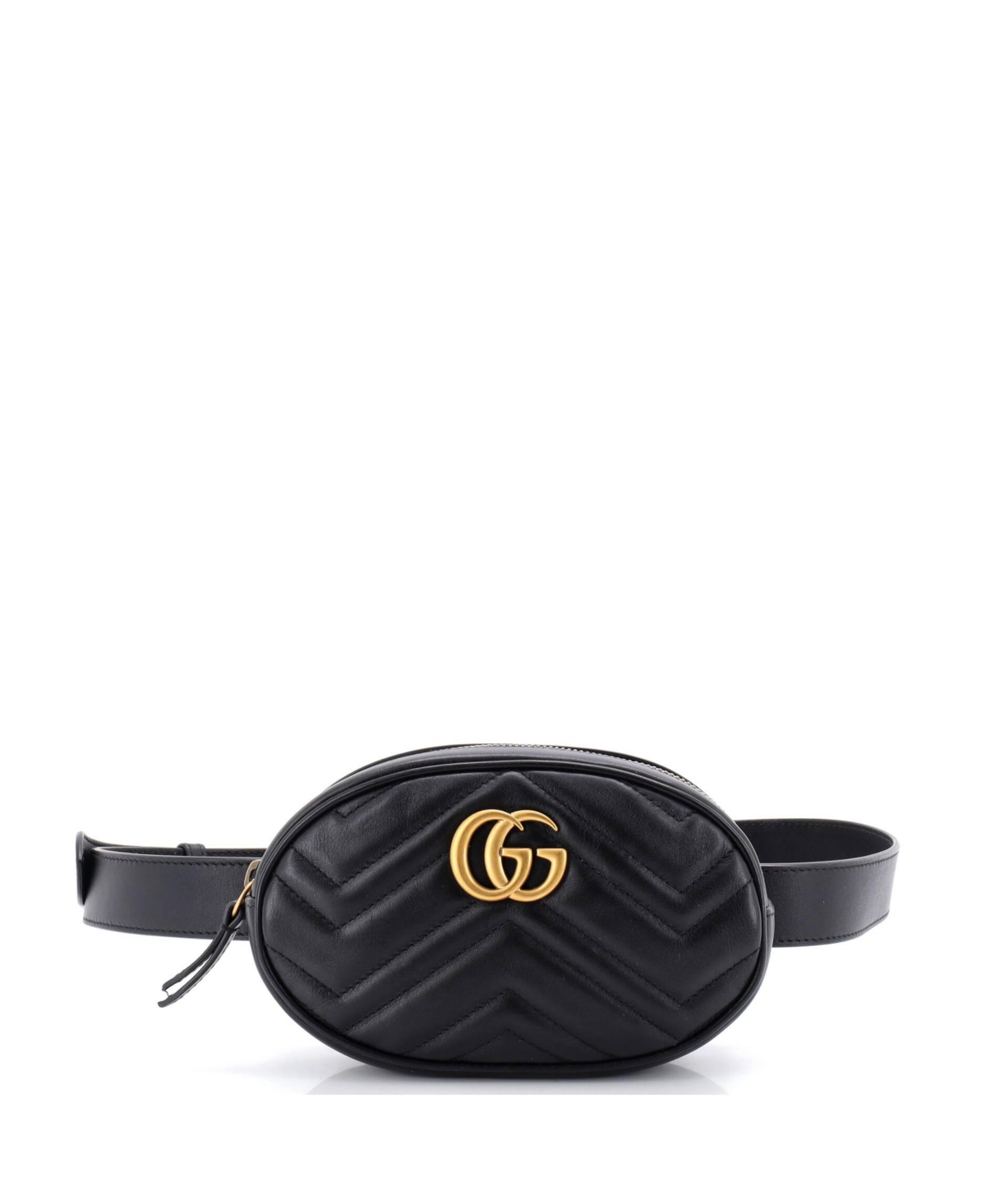 Click here for Pre-Owned Gucci Gg Marmont Belt Bag Matelasse Leat... prices