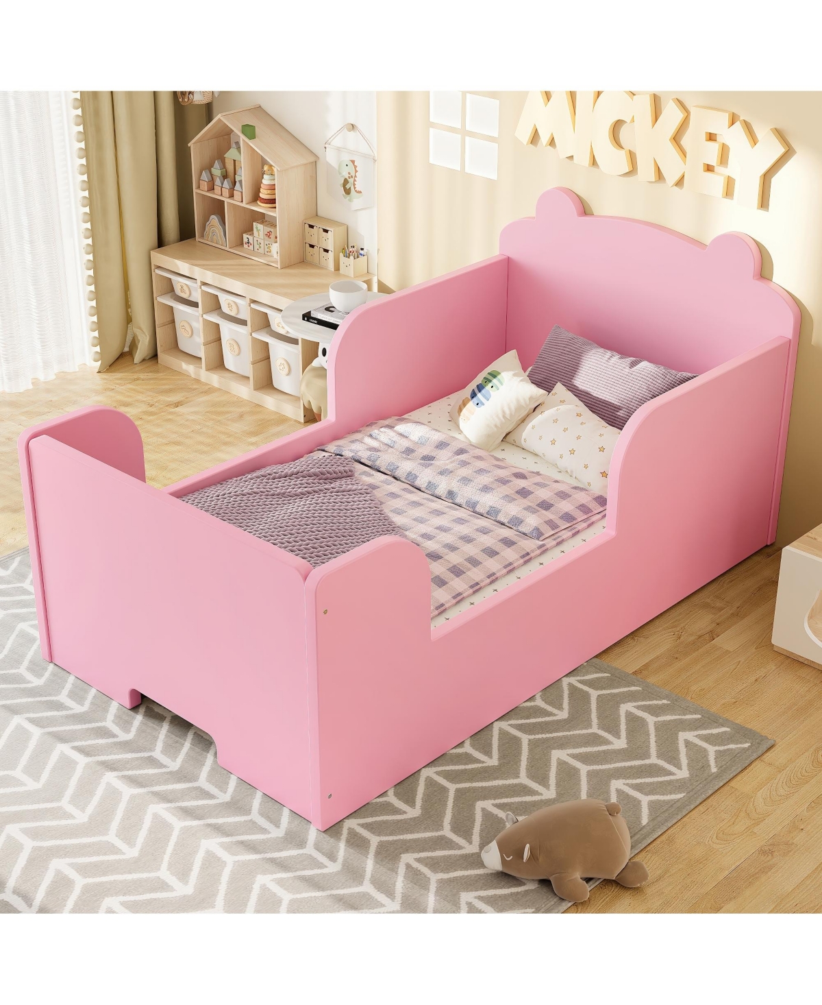 Click here for Rainsken Twin Size Wooden Kids Floor Bed Frame  Pl... prices