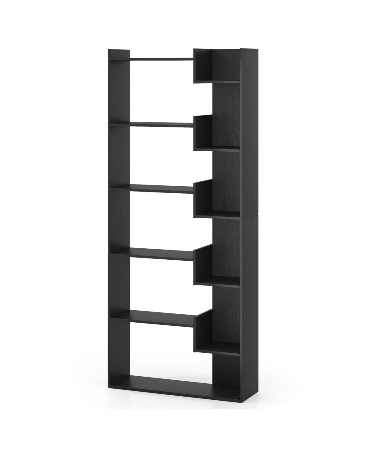 Click here for Slickblue 6-Tier Bookshelf Wooden Bookcase with 2... prices