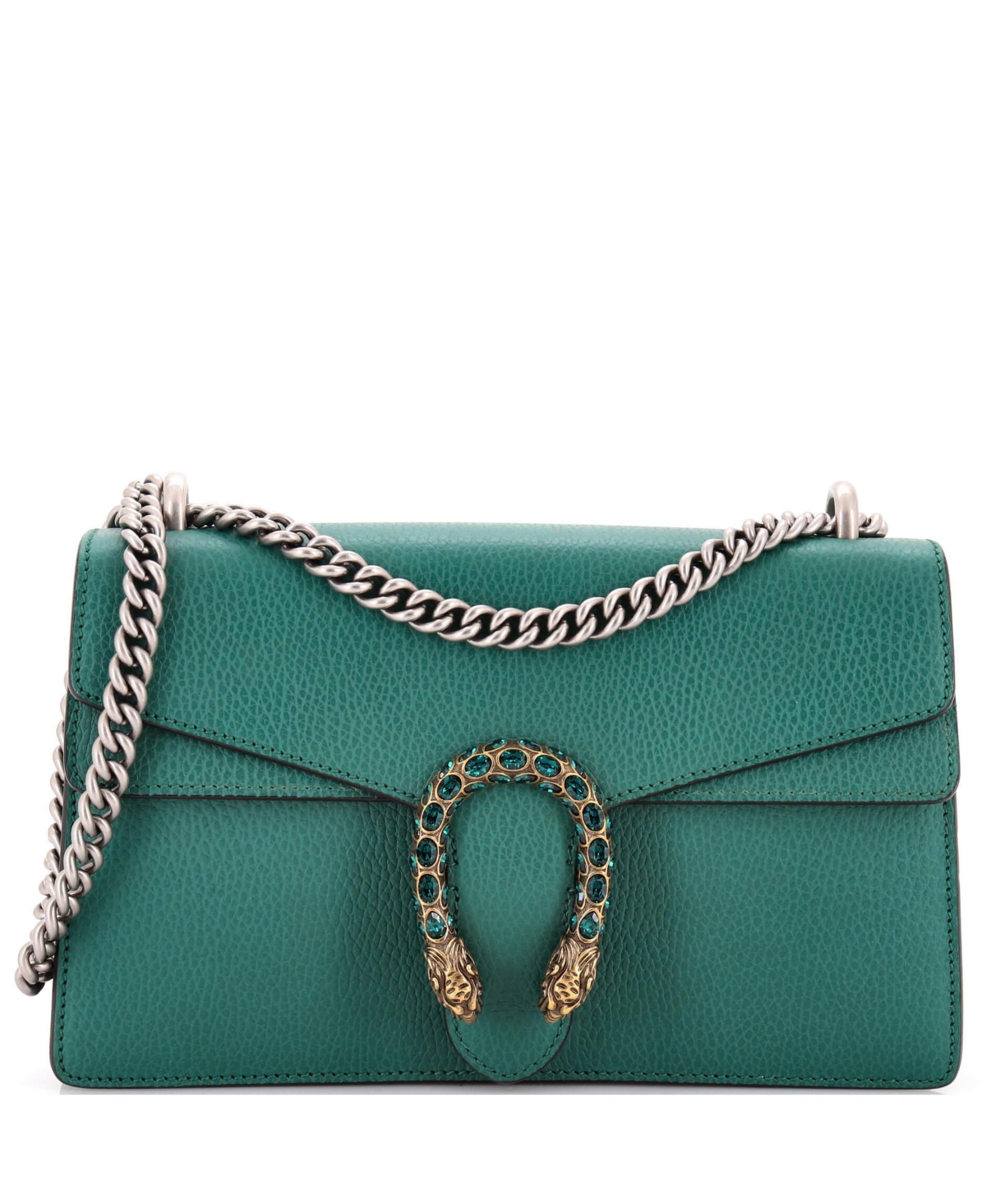 Click here for Pre-Owned Gucci Small Dionysus Bag Leather - Green prices
