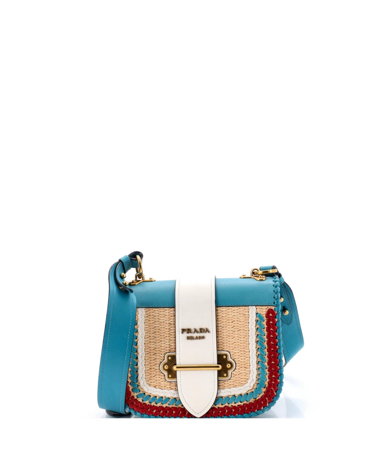 Click here for Pre-Owned Prada Small Prada Cahier Rounded Crossbo... prices