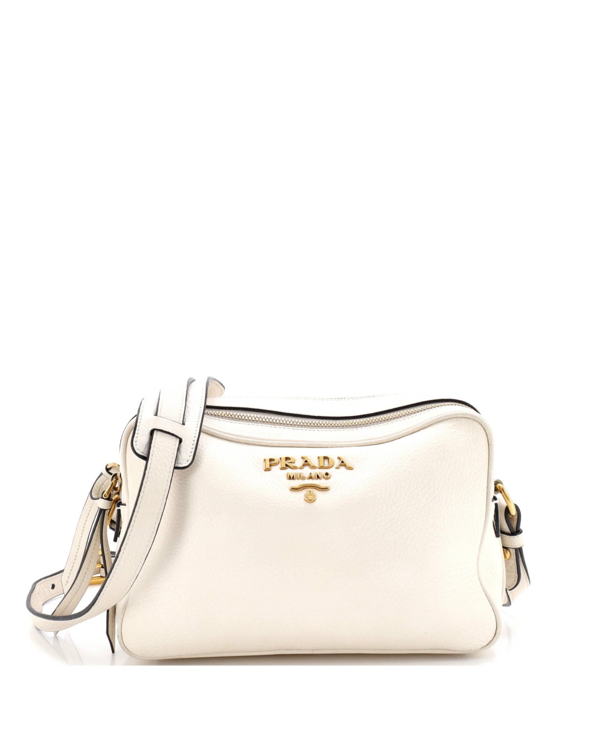 Click here for Pre-Owned Prada Double Zip Camera Bag Vitello Dain... prices