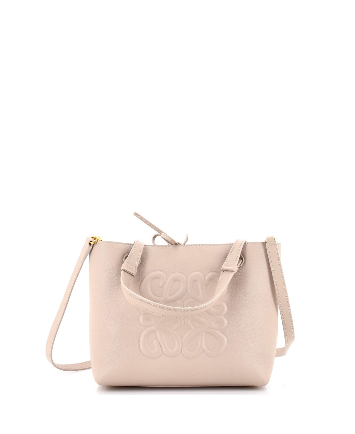 Click here for Pre-Owned Loewe Mini Inflated Anagram Tote Leather... prices