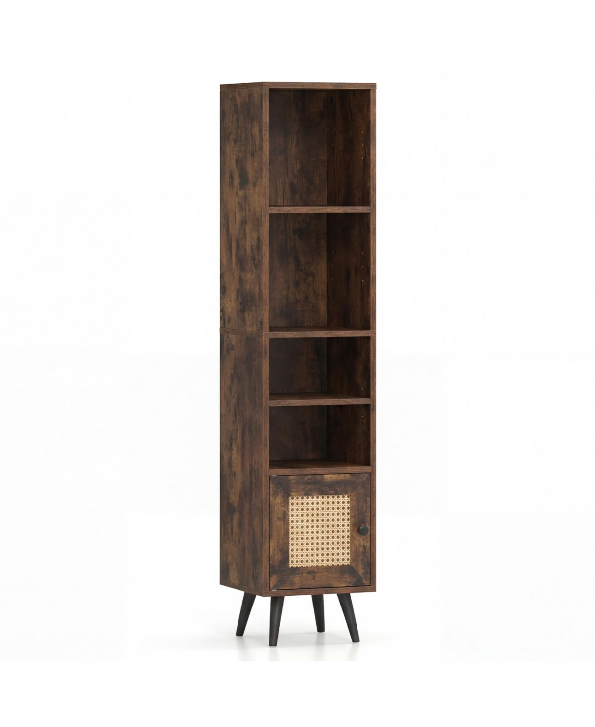 Click here for Slickblue 6-Tier Tall Narrow Bookcase 54 Inches Sl... prices