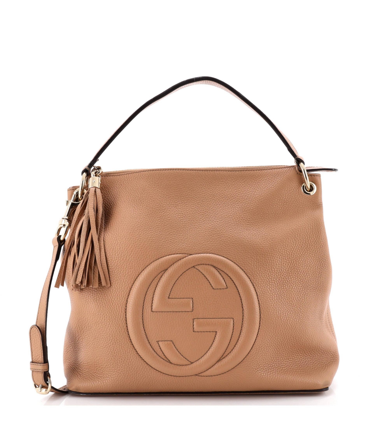 Click here for Pre-Owned Gucci Large Soho Convertible Hobo Leathe... prices