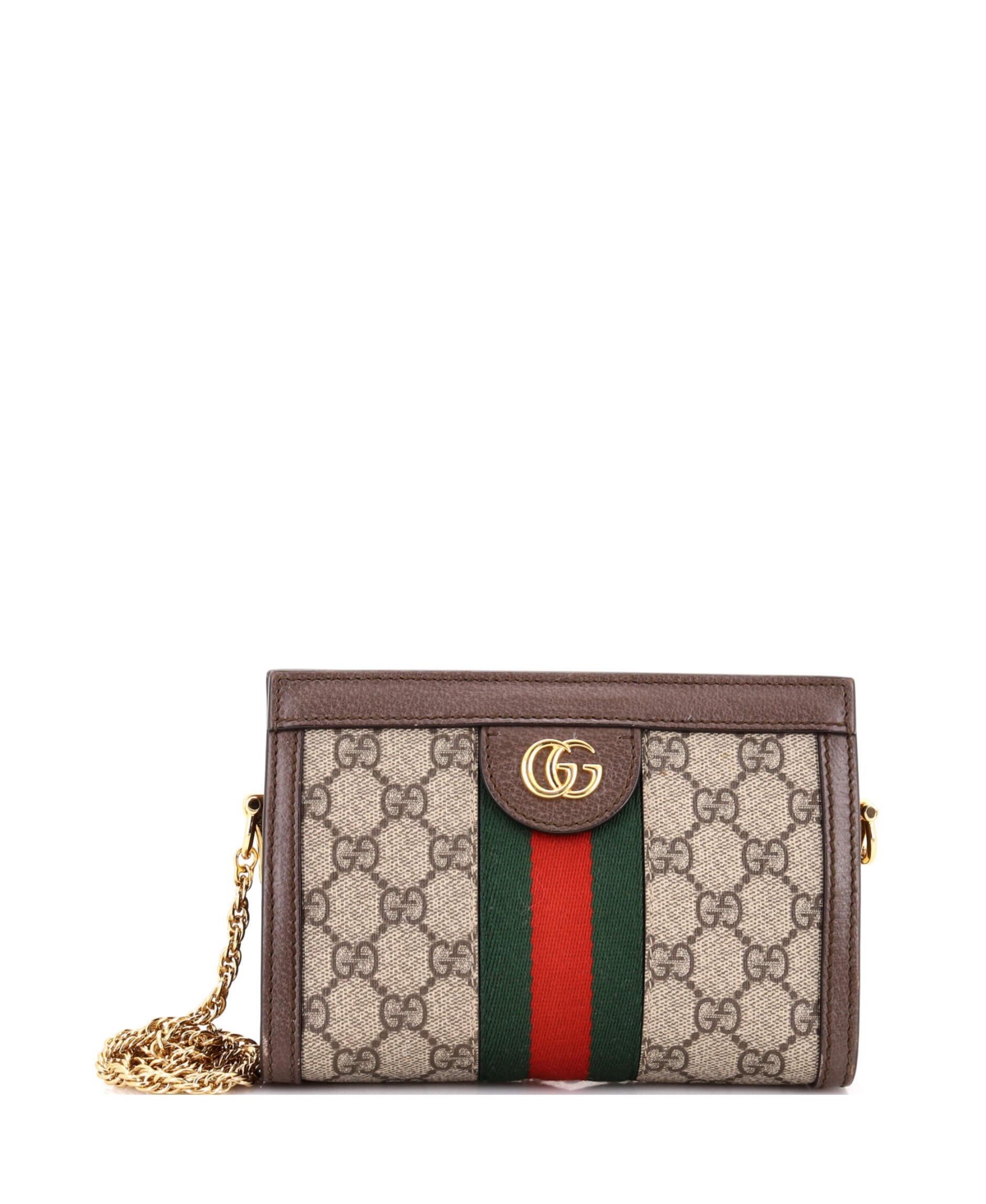 Click here for Pre-Owned Gucci Mini Ophidia Chain Shoulder Bag Gg... prices