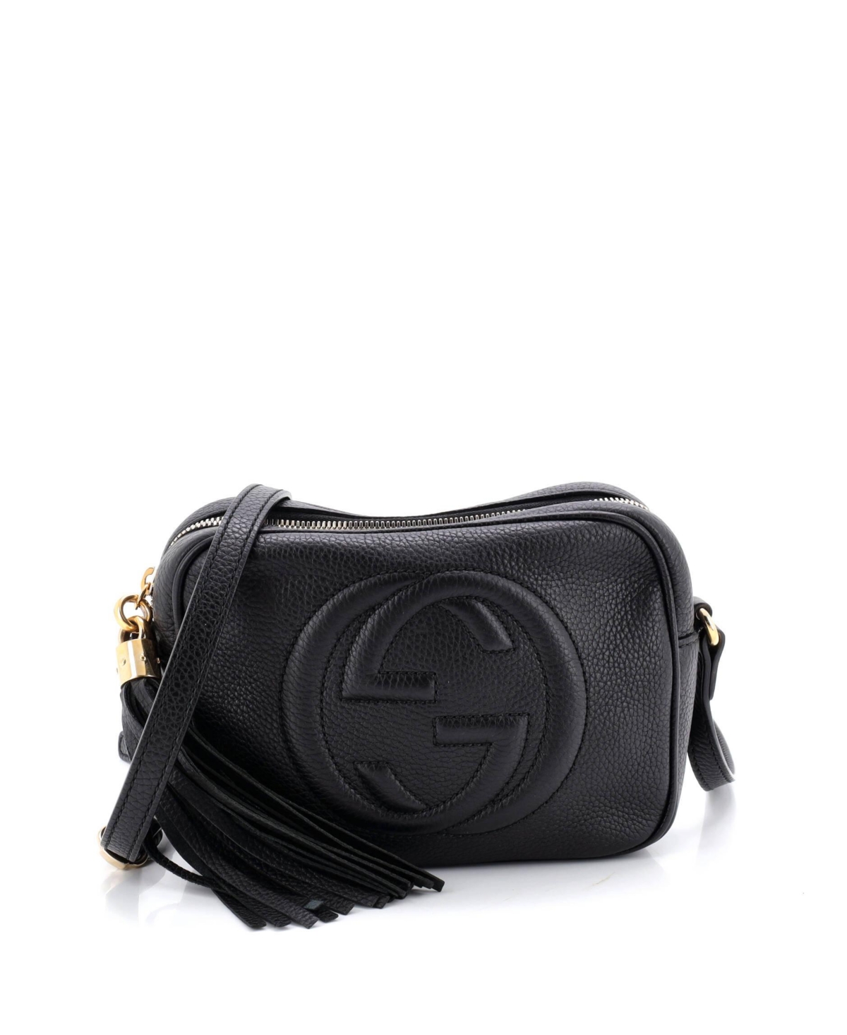 Click here for Pre-Owned Gucci Small Soho Disco Crossbody Bag Lea... prices
