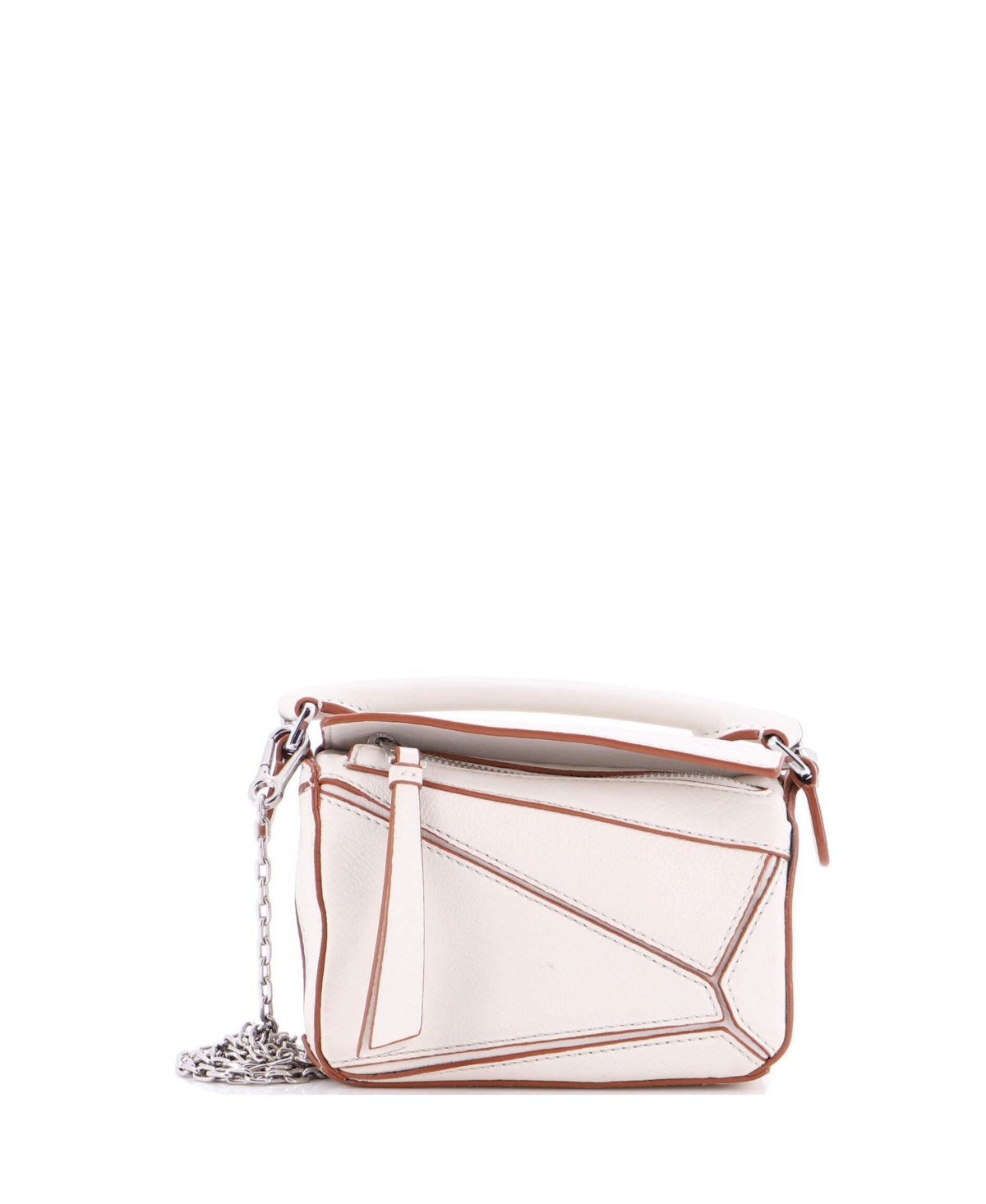 Click here for Pre-Owned Loewe Mini Puzzle Bag Leather - White prices