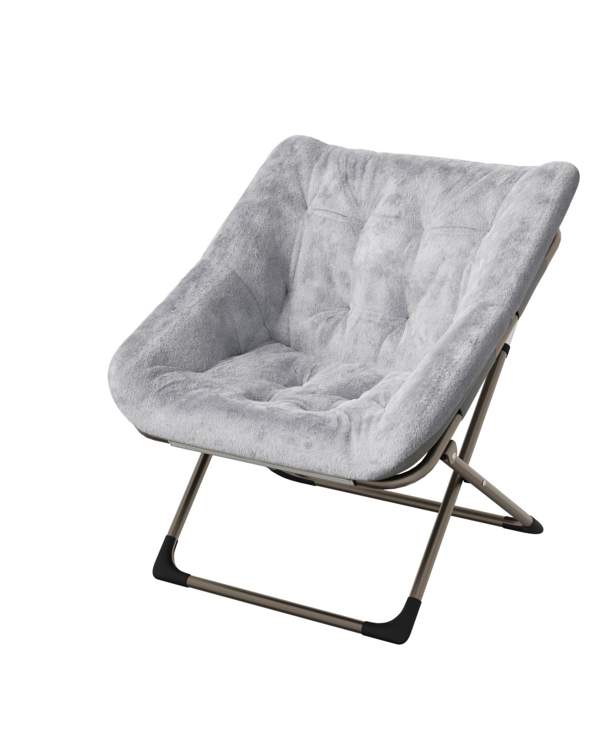 Click here for gaomon Rabbit Fur Saucer Chair - Foldable Comfy Lo... prices