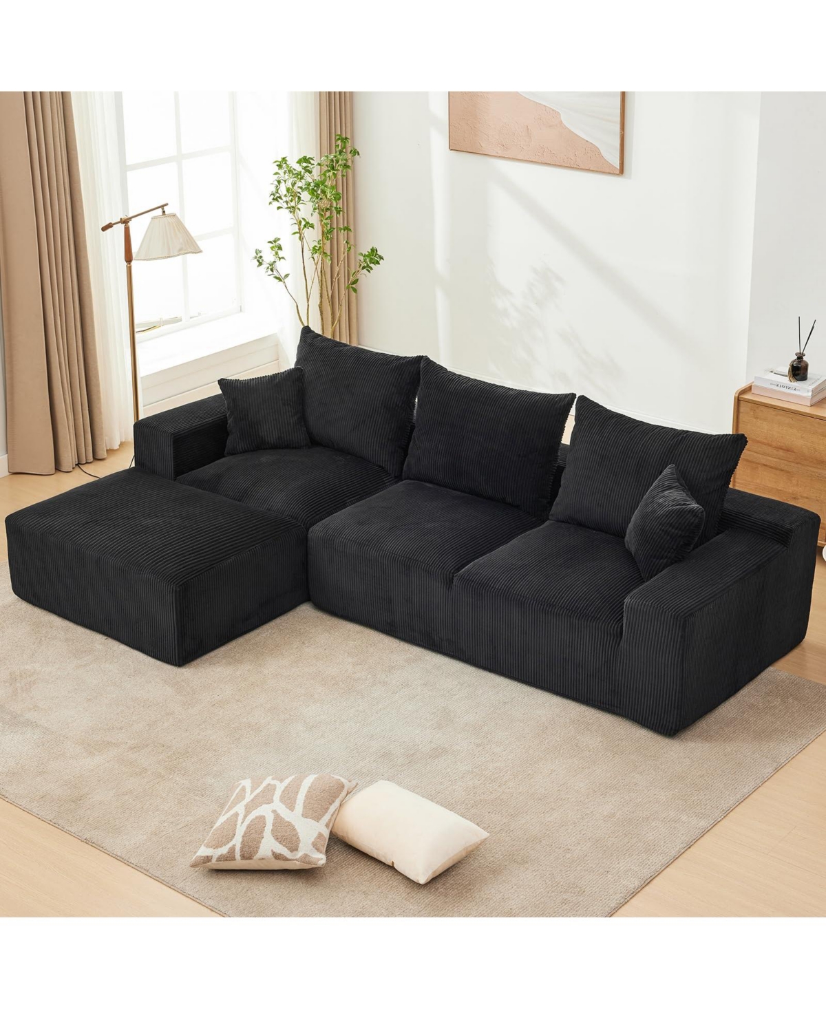Click here for gaomon 110 Modular Sectional Sofa  L-Shaped Cloud... prices