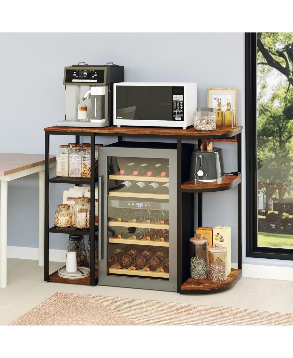 Click here for gaomon 46.9in Mini Fridge Stand with Storage Shelf... prices