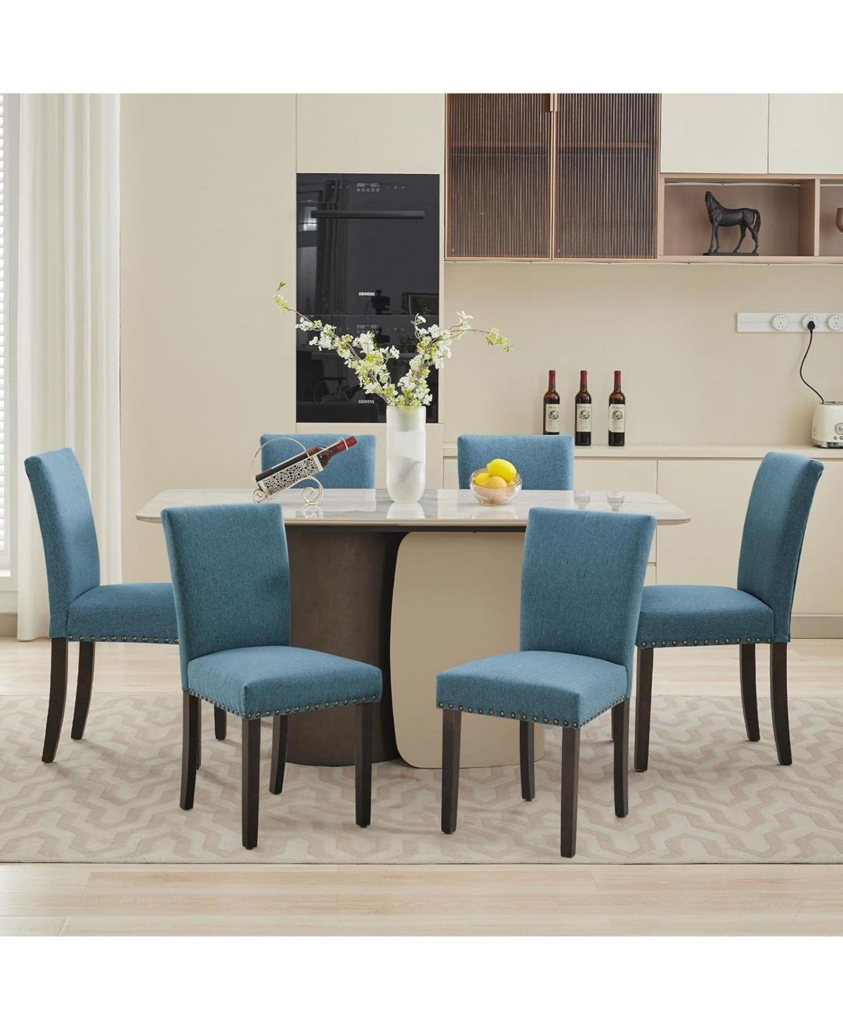 Click here for gaomon Parsons Dining Chairs Set of 6  Upholstered... prices