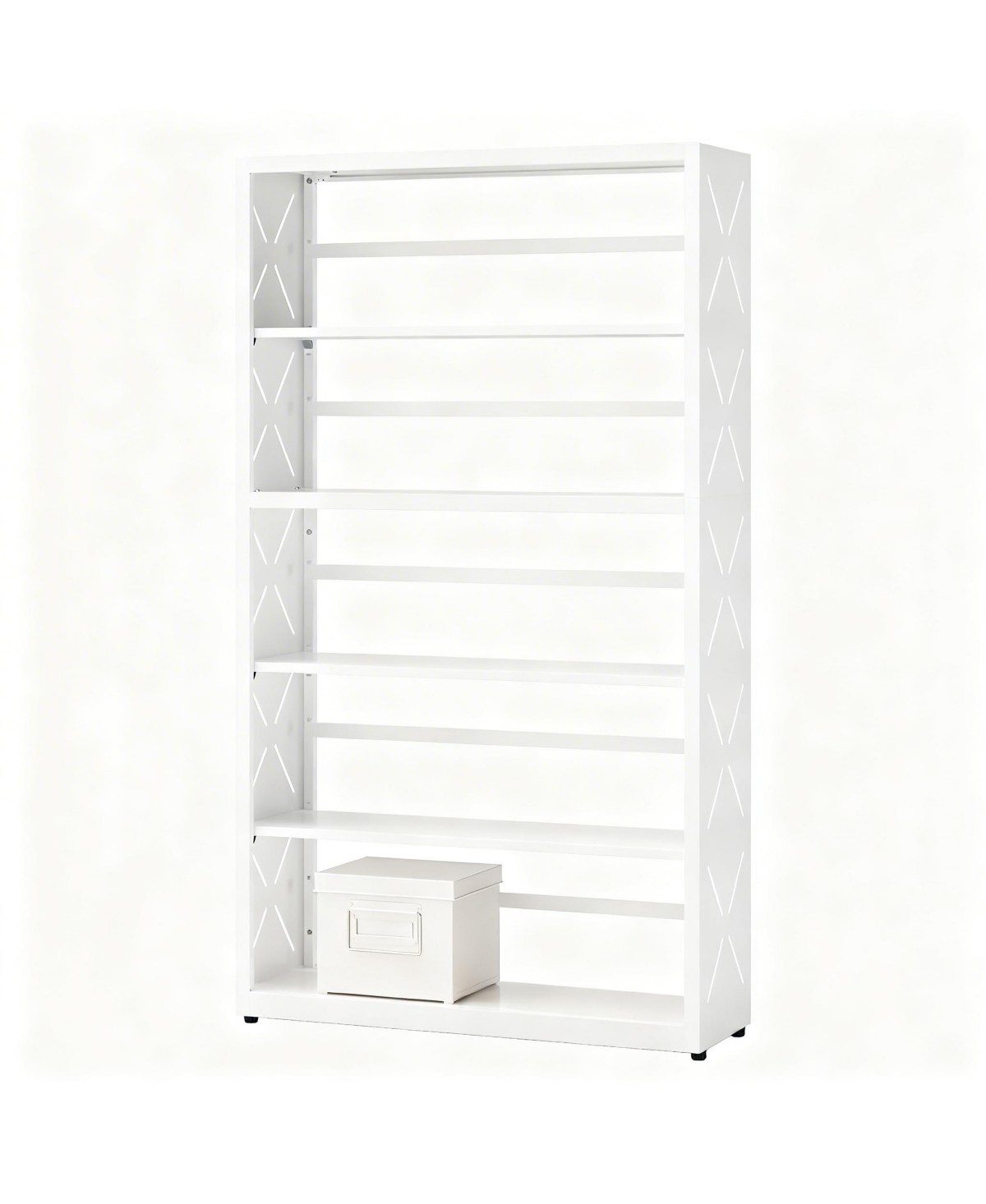 Click here for Yigii 5 Tier Metal Bookcase Adjustable Shelves Sto... prices
