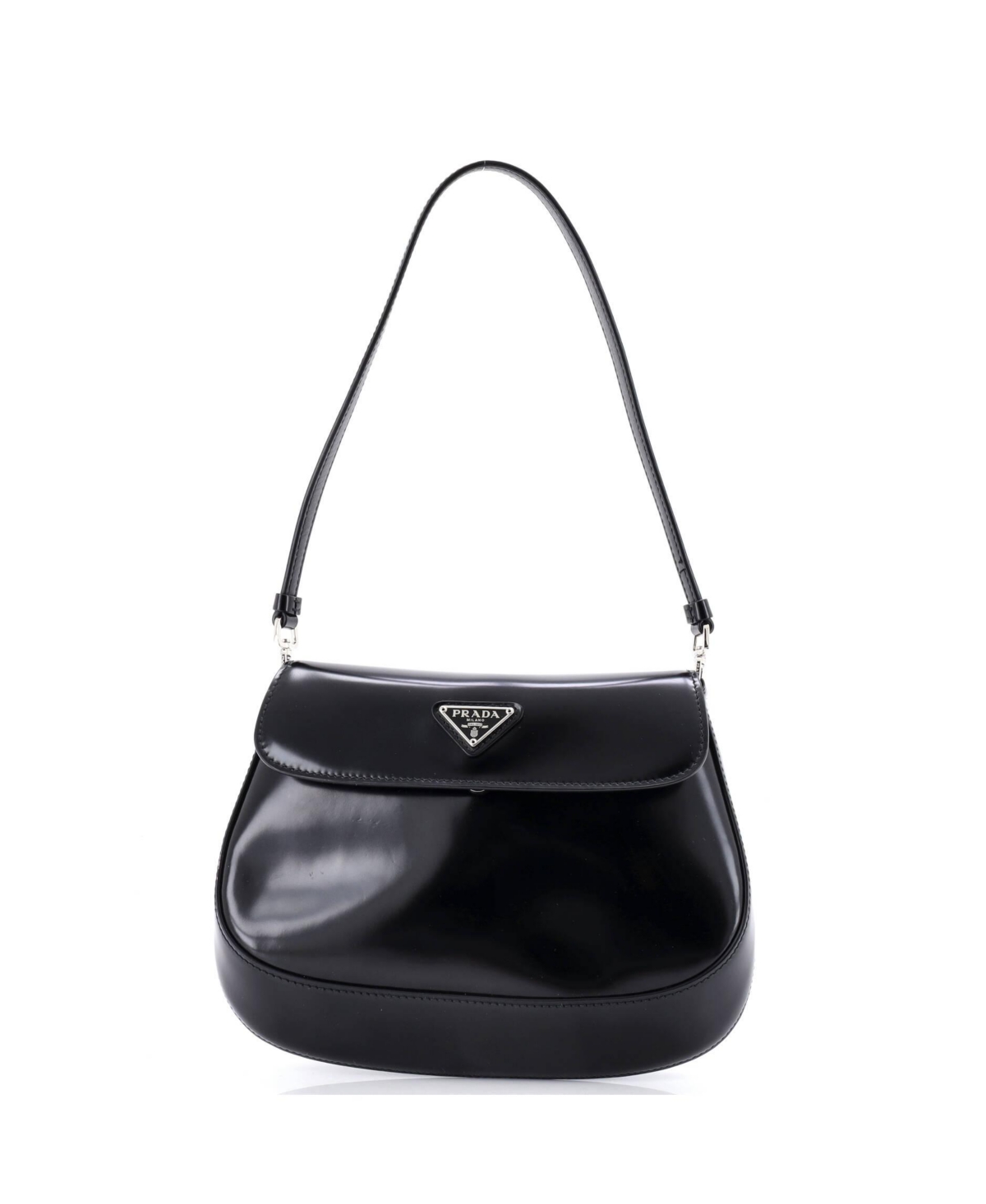 Click here for Pre-Owned Prada Small Cleo Flap Shoulder Bag Spazz... prices