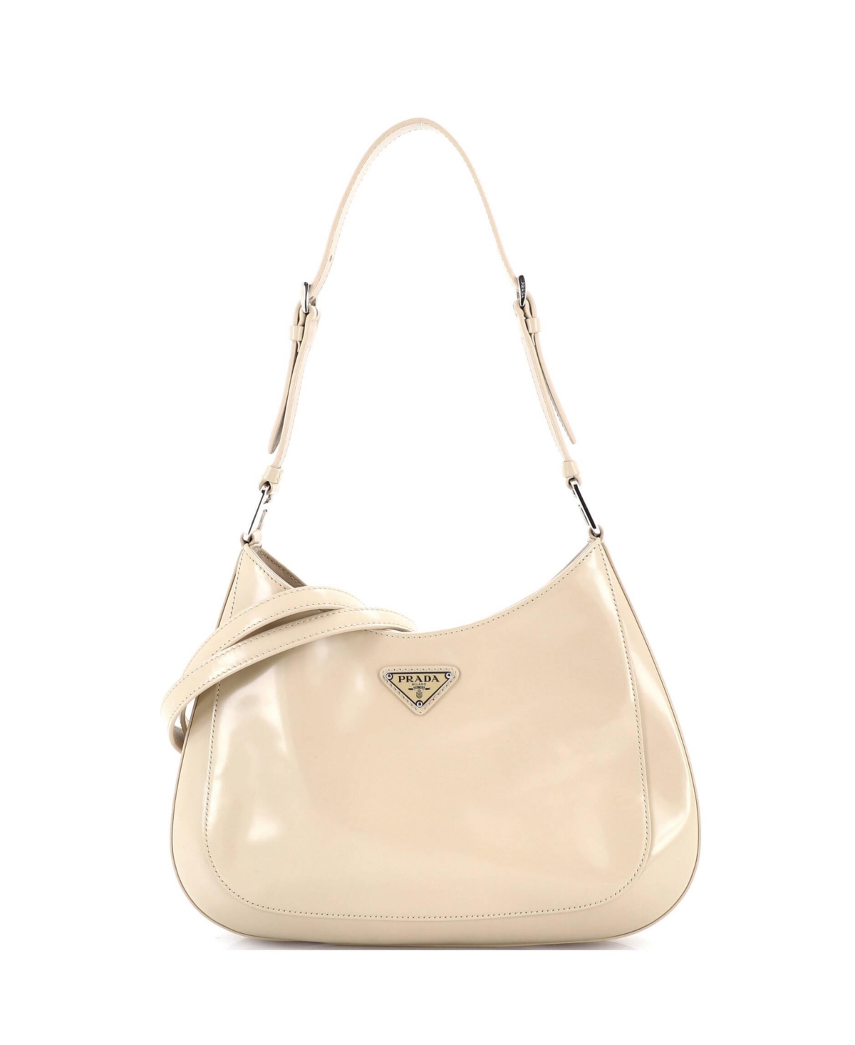 Click here for Pre-Owned Prada Large Cleo Shoulder Bag Spazzolato... prices