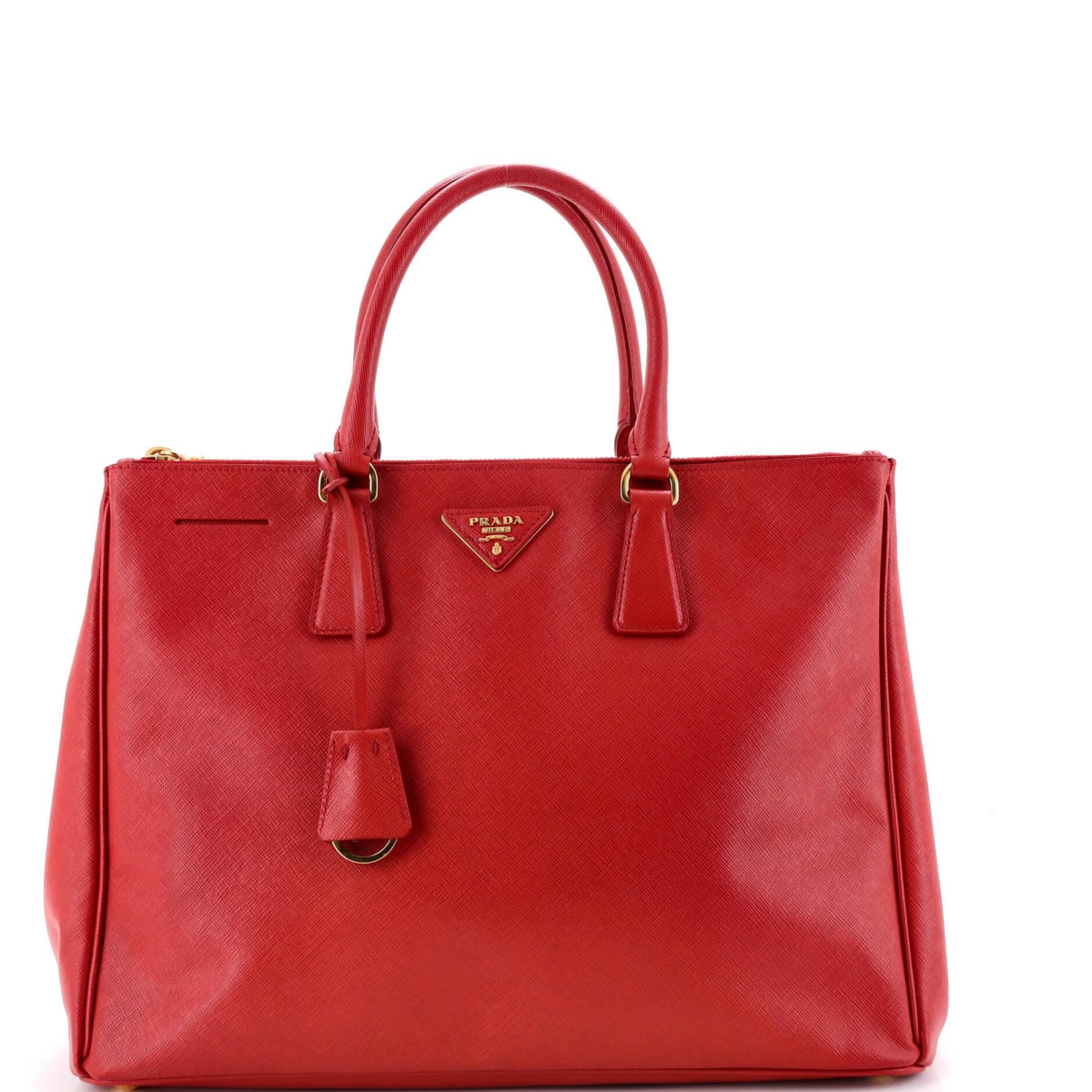 Click here for Pre-Owned Prada Large Double Zip Lux Tote Saffiano... prices