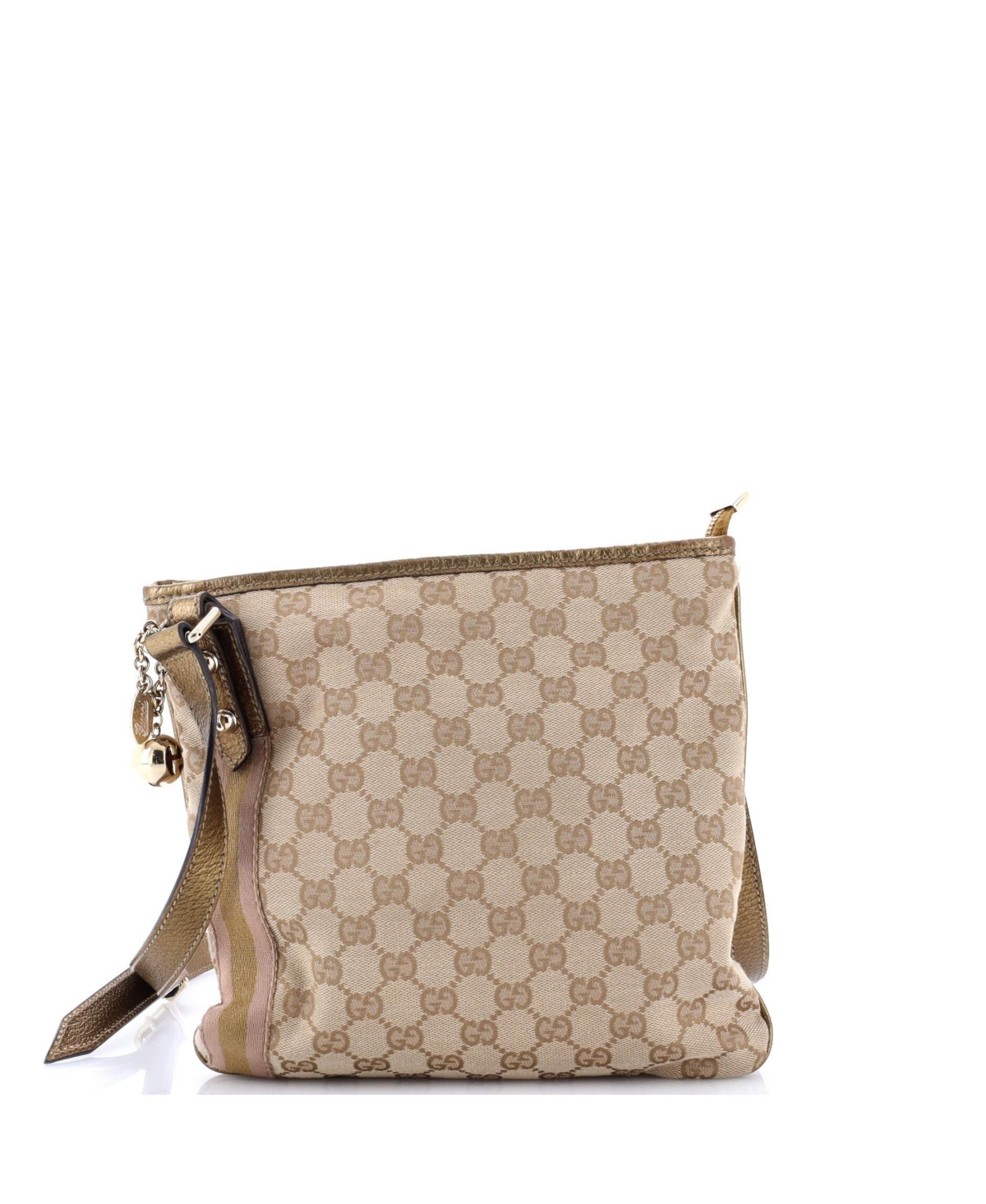 Click here for Pre-Owned Gucci Jolicoeur Messenger Bag Gg Canvas... prices