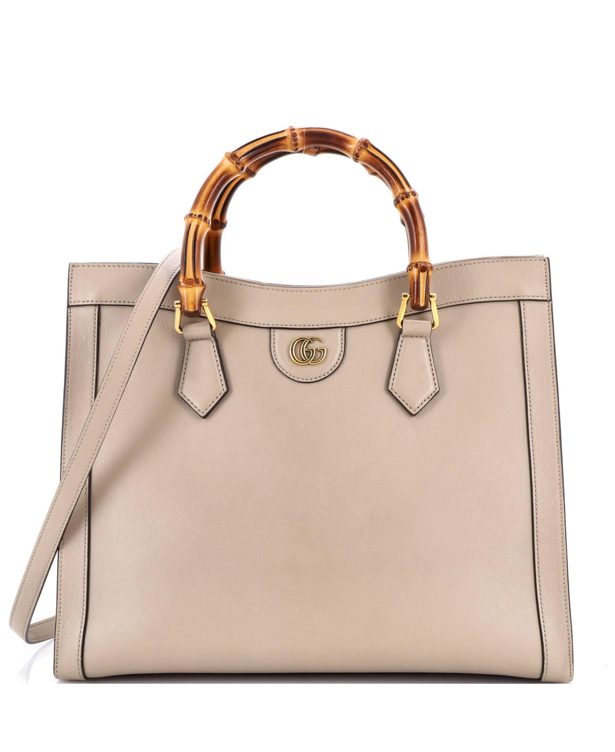 Click here for Pre-Owned Gucci Medium Diana Nm Bamboo Handle Tote... prices