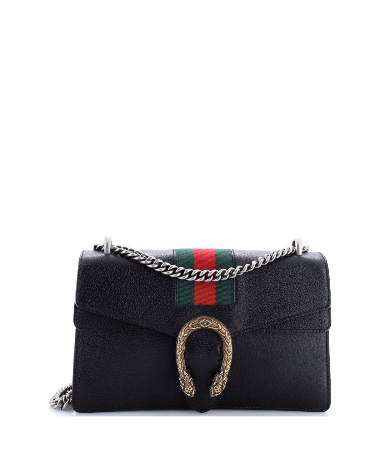 Click here for Pre-Owned Gucci Small Web Dionysus Bag Leather - B... prices