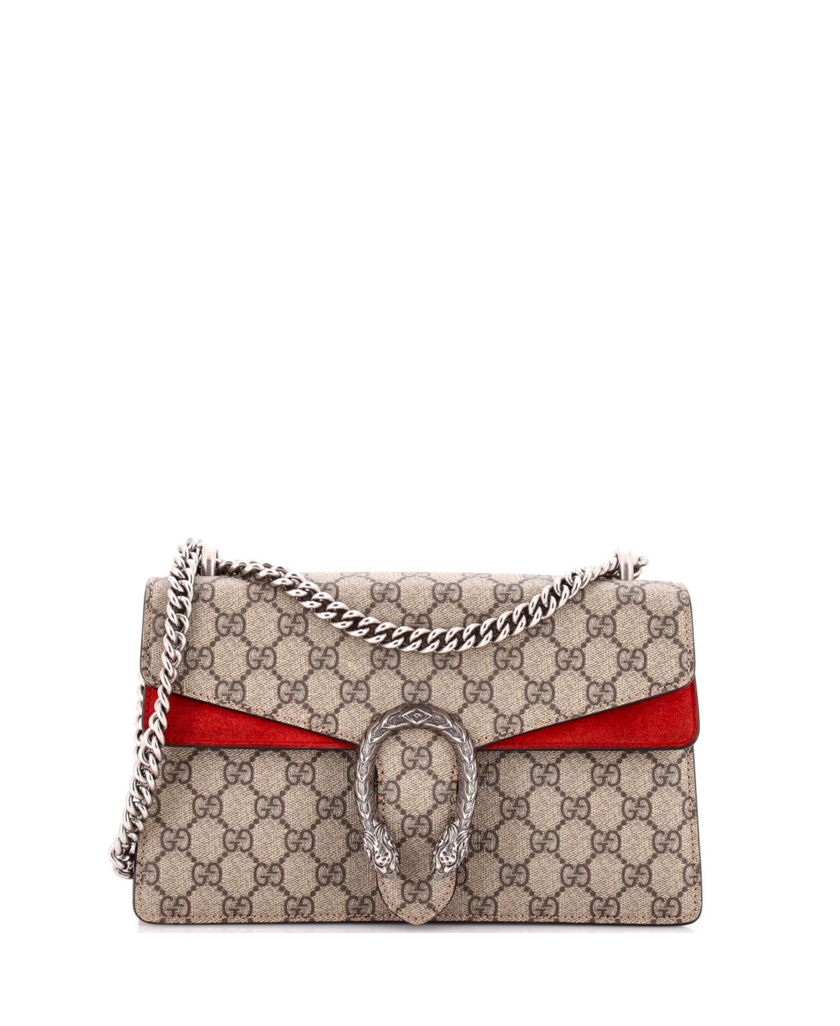 Click here for Pre-Owned Gucci Small Dionysus Bag Gg Coated Canva... prices