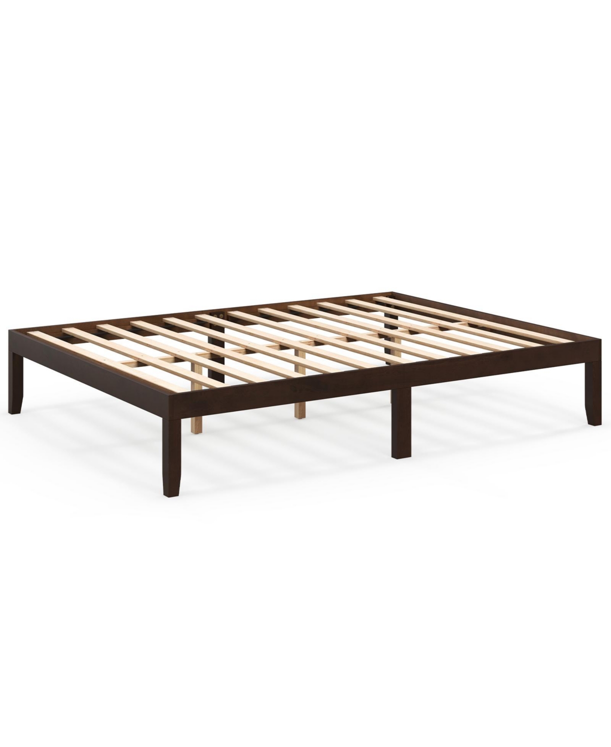 Click here for Sugift 82" Queen Size Wood Bed Frame with Woo... prices
