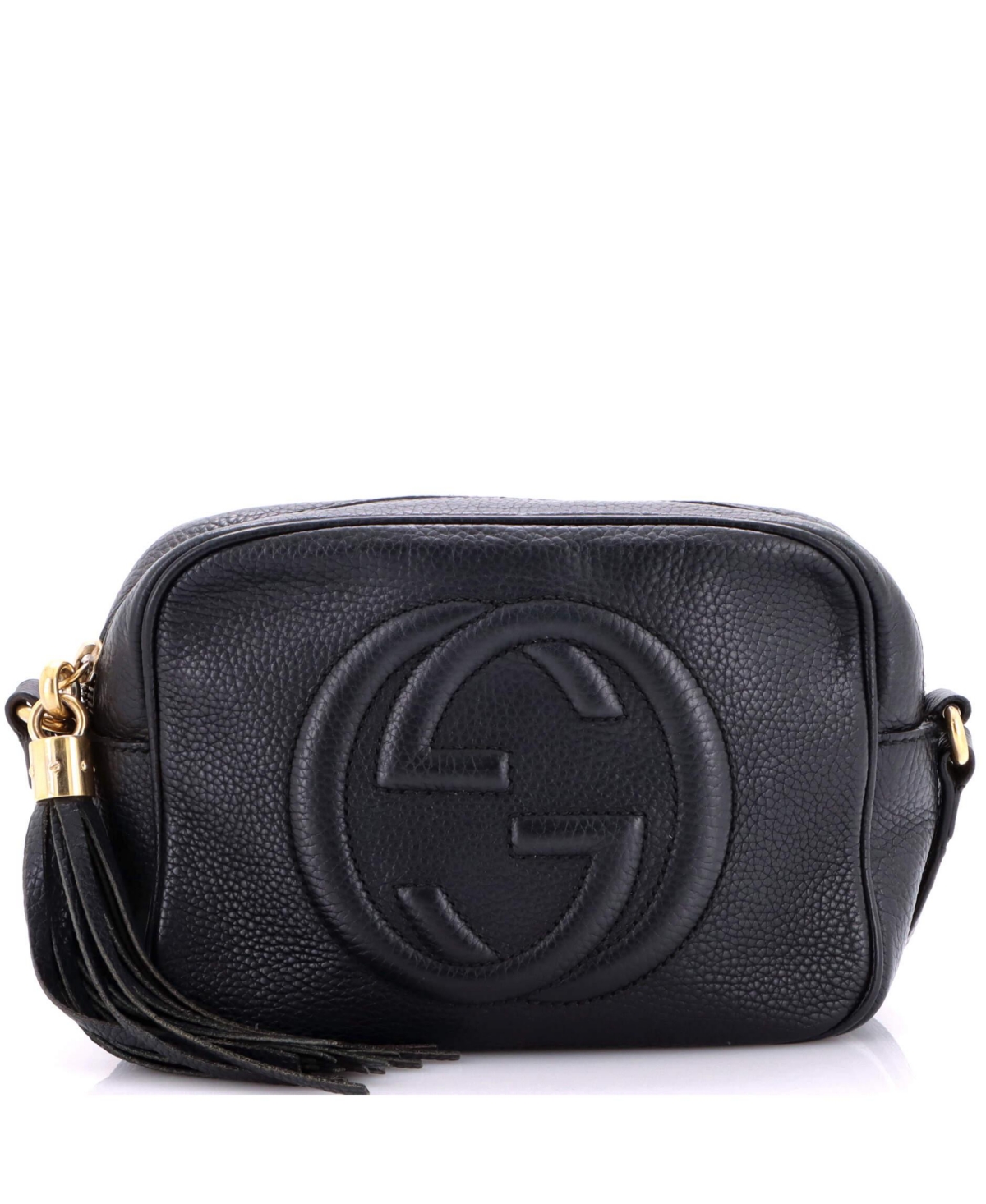 Click here for Pre-Owned Gucci Small Soho Disco Crossbody Bag Lea... prices