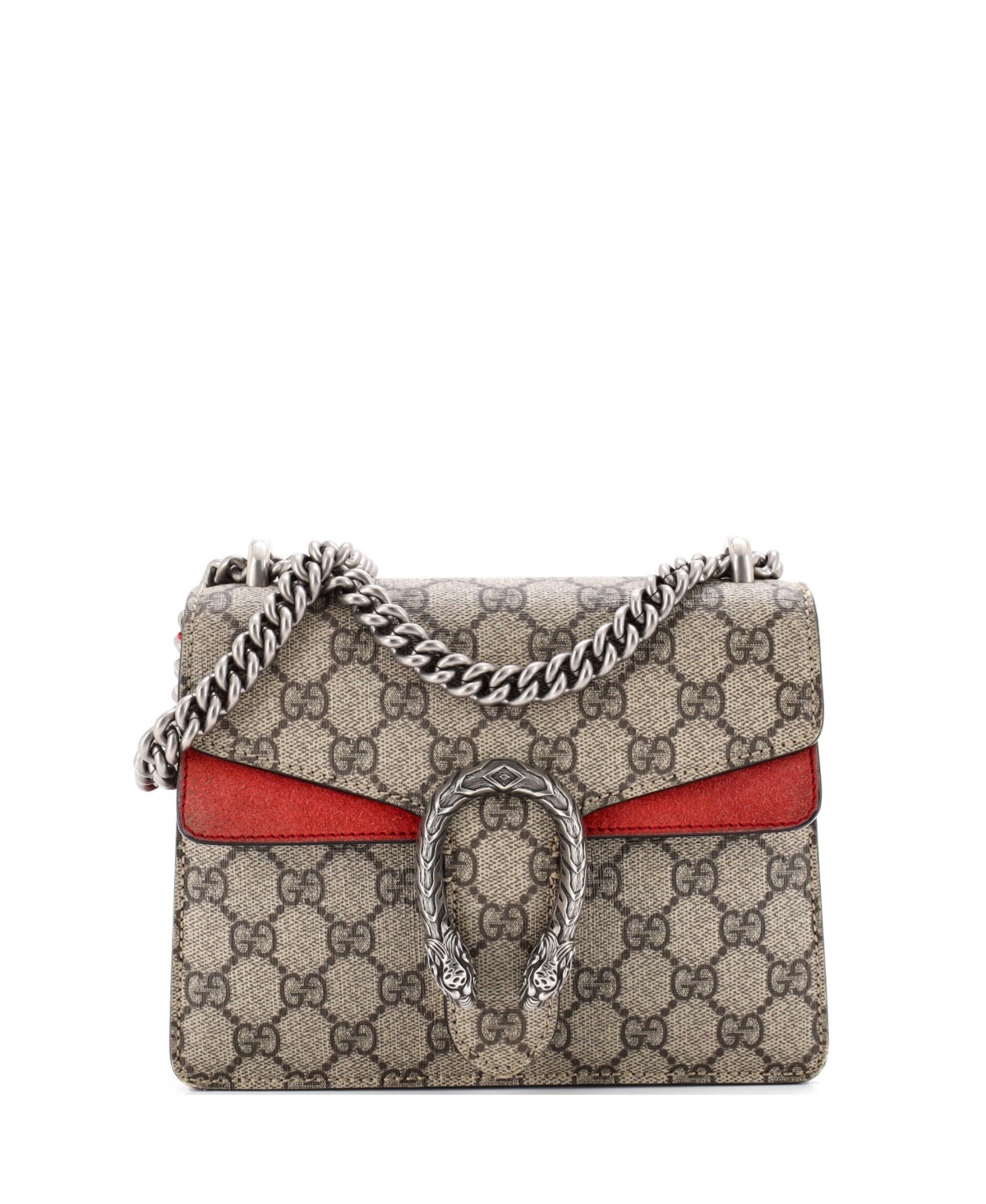 Click here for Pre-Owned Gucci Mini Dionysus Bag Gg Coated Canvas... prices