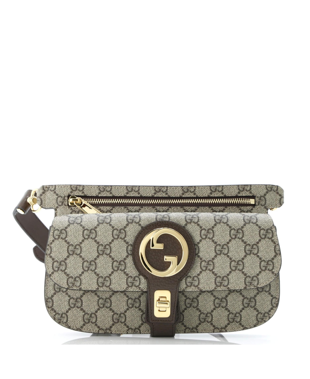 Click here for Pre-Owned Gucci Blondie Flap Pocket Belt Bag Gg Co... prices