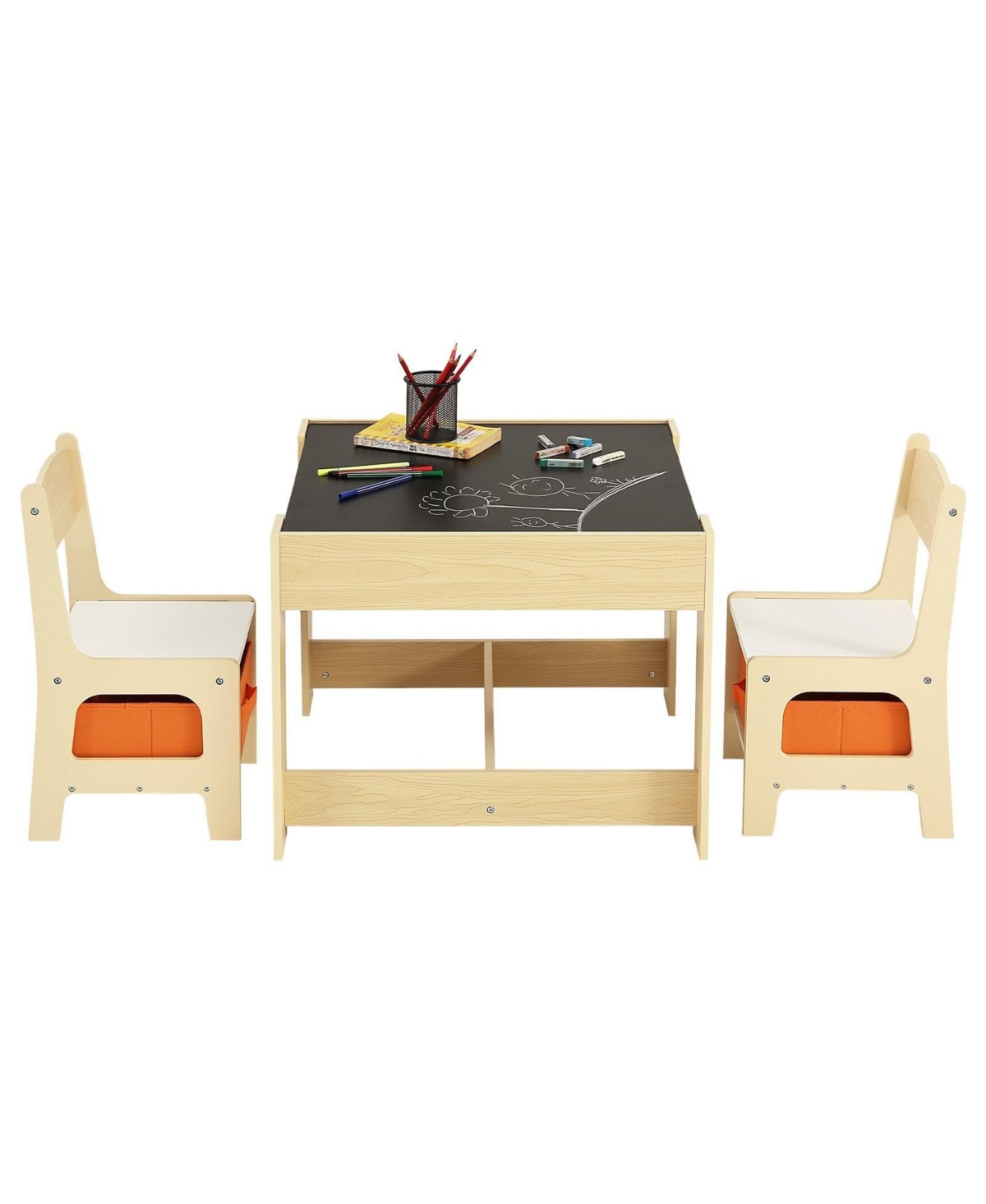 Click here for Gouun Kids Table and 2 Chairs Set with Reversible... prices