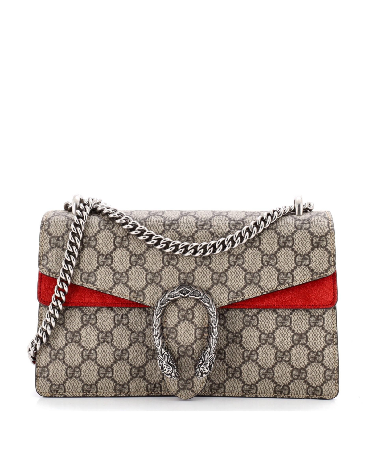 Click here for Pre-Owned Gucci Small Dionysus Bag Gg Coated Canva... prices