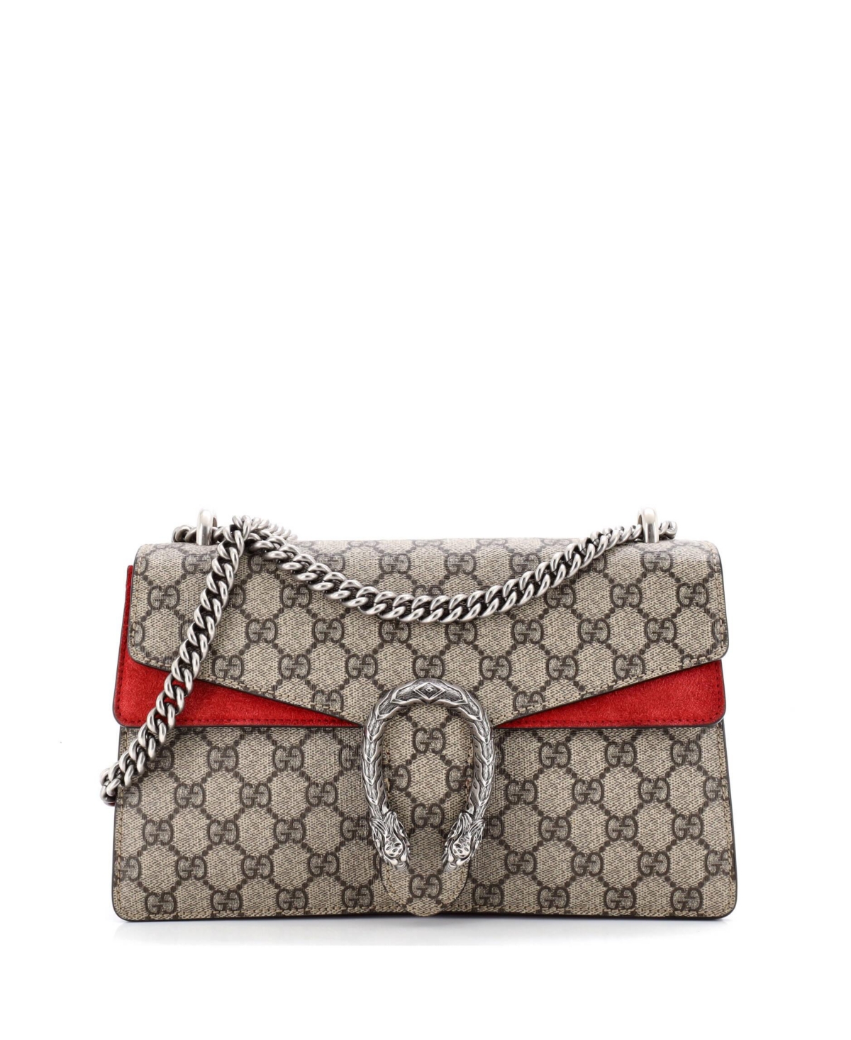 Click here for Pre-Owned Gucci Small Dionysus Bag Gg Coated Canva... prices