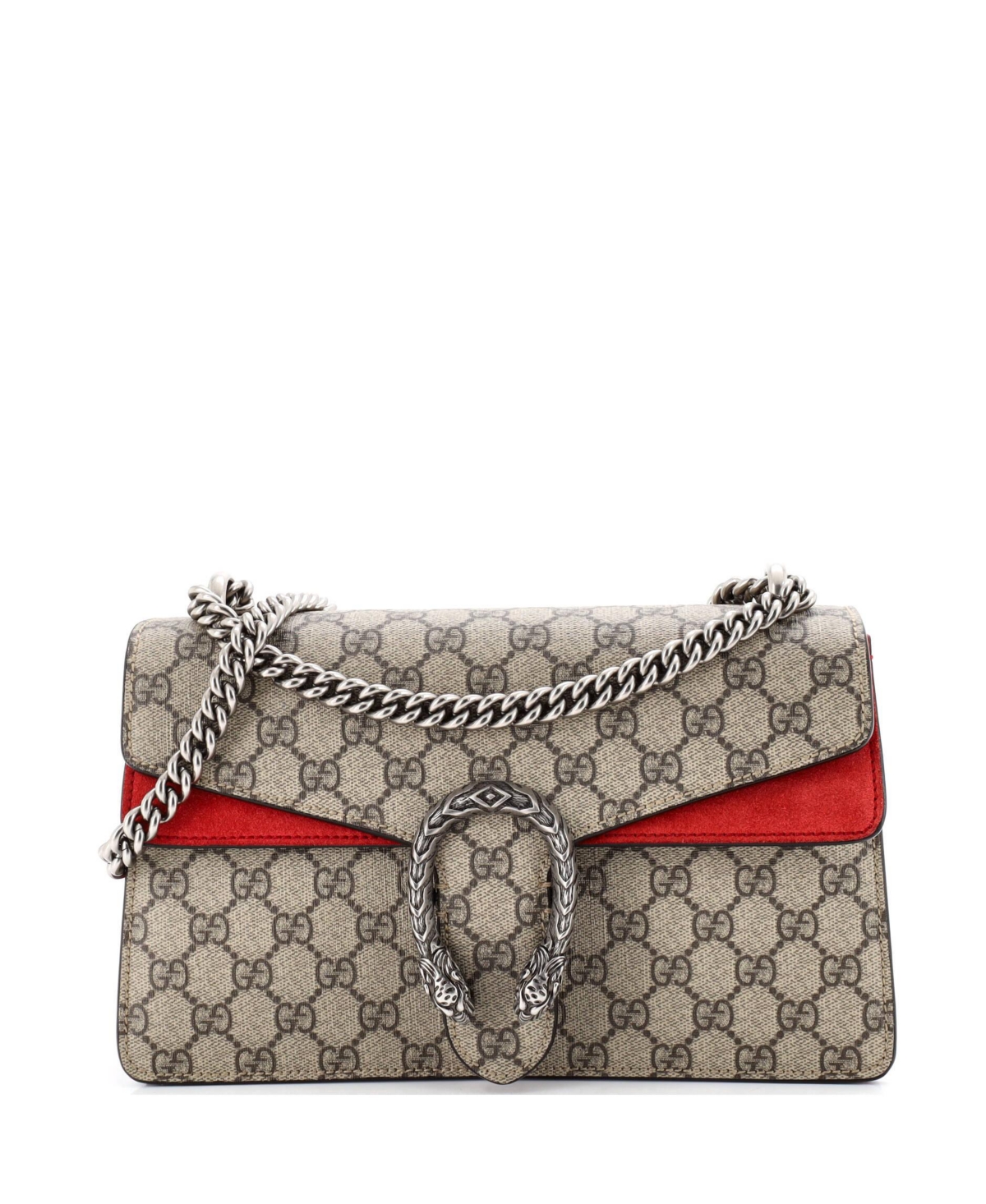 Click here for Pre-Owned Gucci Small Dionysus Bag Gg Coated Canva... prices