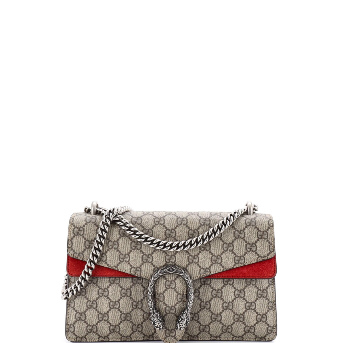 Click here for Pre-Owned Gucci Small Dionysus Bag Gg Coated Canva... prices