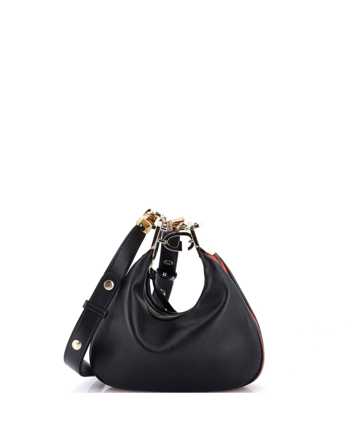 Click here for Pre-Owned Gucci Small Attache Shoulder Bag Leather... prices