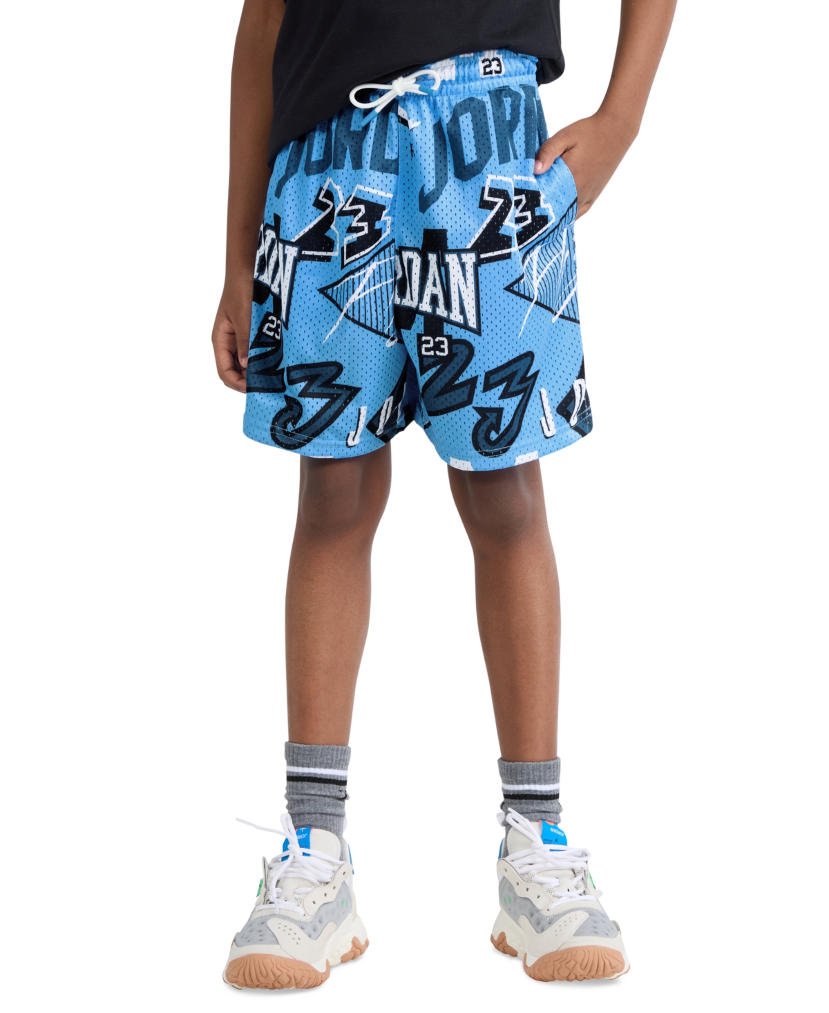 Click here for Jordan Boys 8-18 Dynasty Printed Elastic Waist Sho... prices