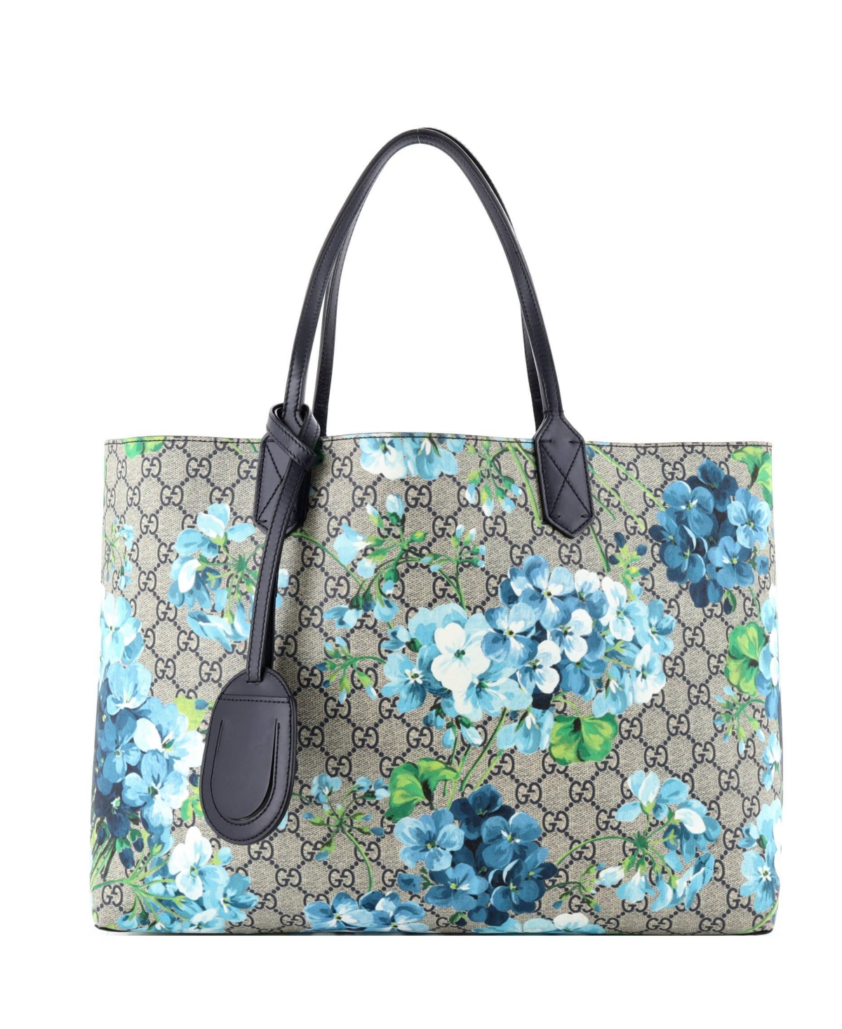 Click here for Pre-Owned Gucci Medium Reversible Tote Blooms Gg P... prices