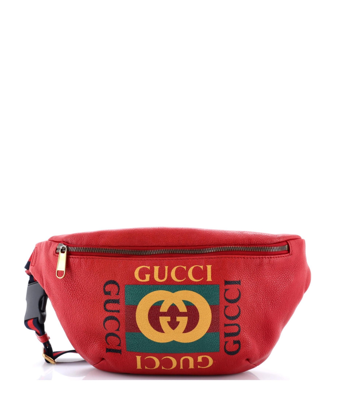 Click here for Pre-Owned Gucci Medium Logo Belt Bag Printed Leath... prices