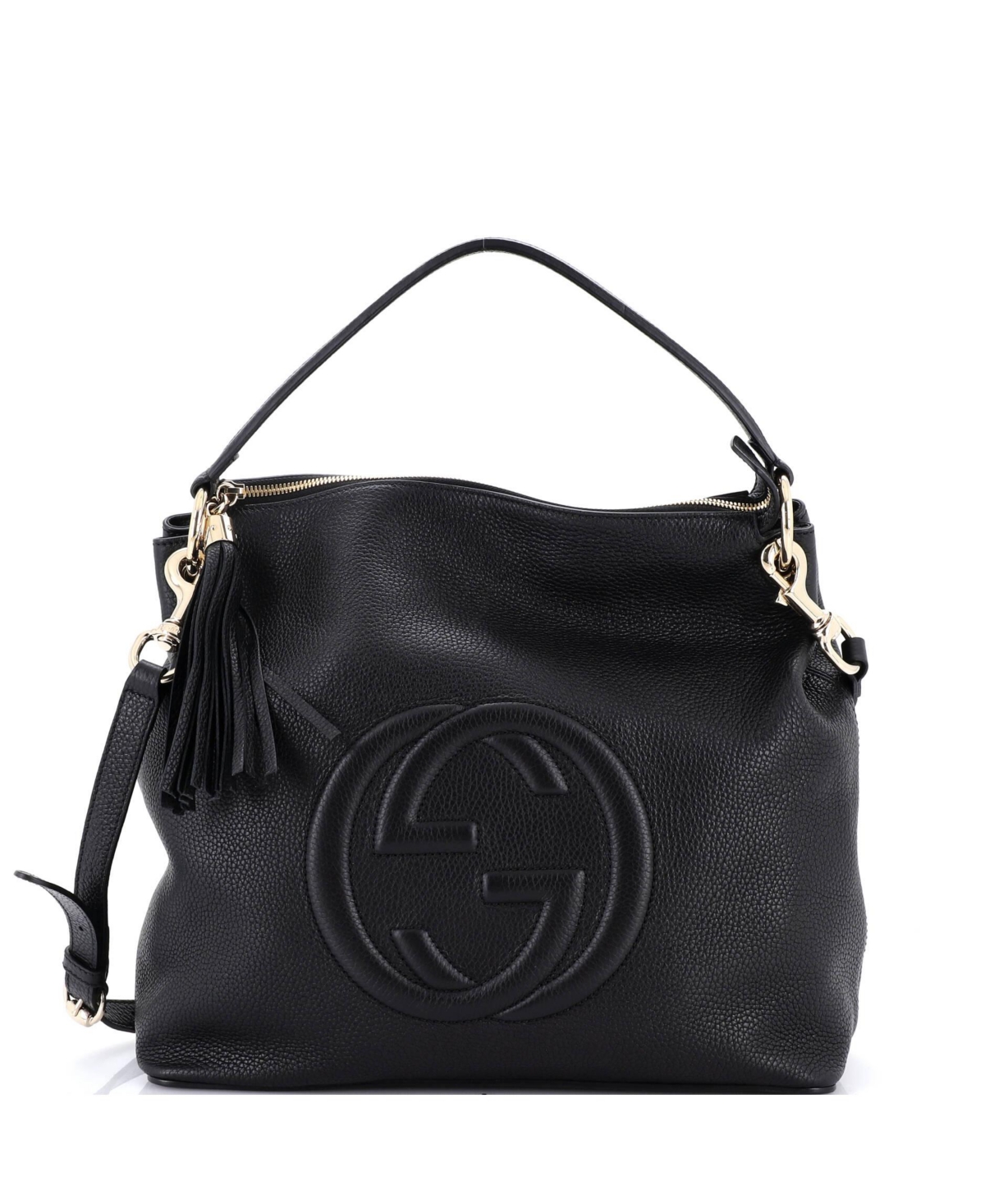 Click here for Pre-Owned Gucci Large Soho Convertible Hobo Leathe... prices