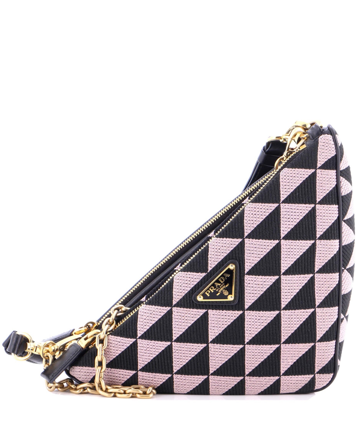 Click here for Pre-Owned Prada Mini Double Symbole Triangle Bag L... prices
