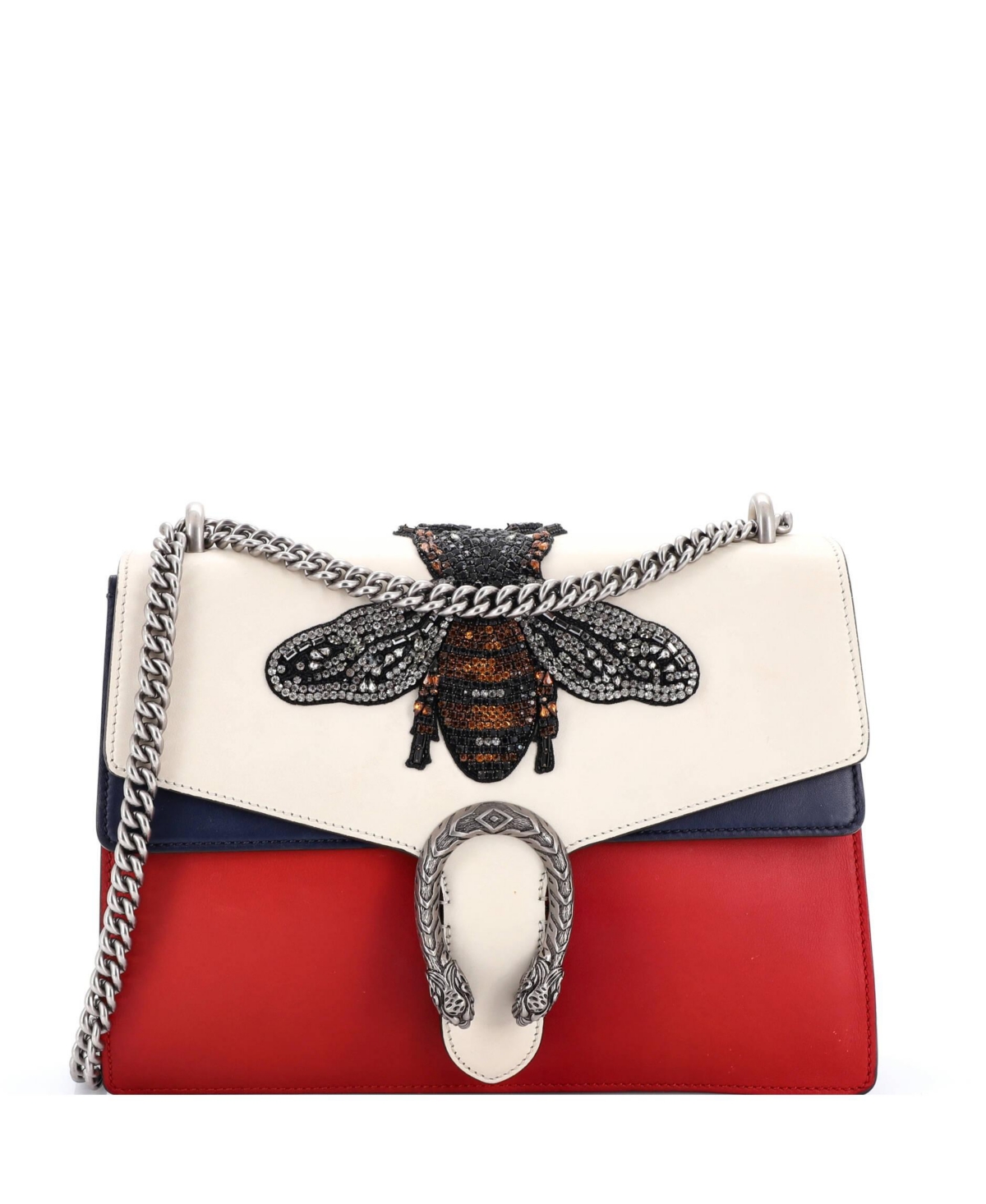 Click here for Pre-Owned Gucci Medium Dionysus Bag Embellished Le... prices